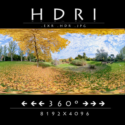 HDRI 018 Autumn Landscape - HDR Image by sanchiesp