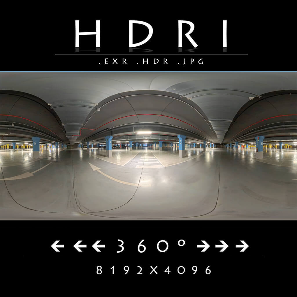 HDRI 022 Parking Garage - HDR Image by sanchiesp