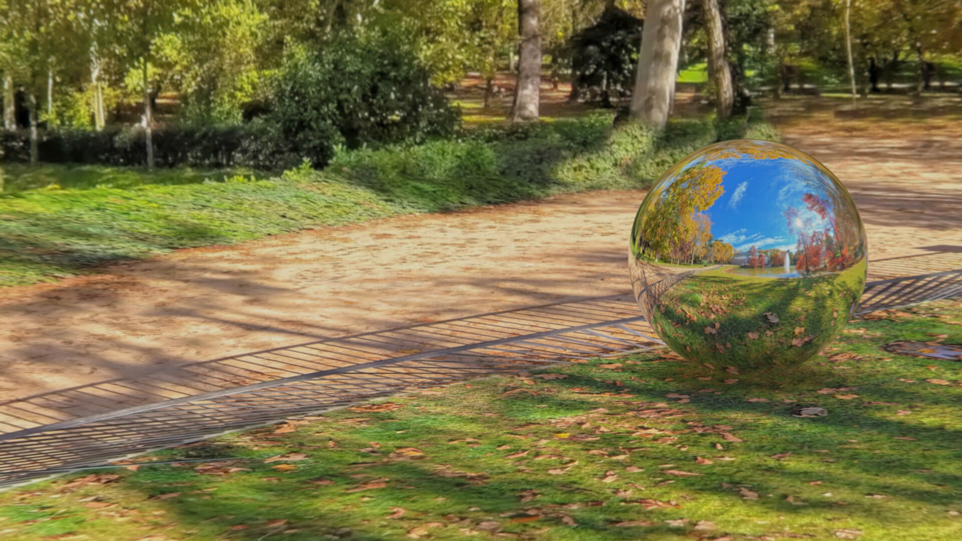 HDRI 023 Autumn Park Panorama - HDR Image by sanchiesp