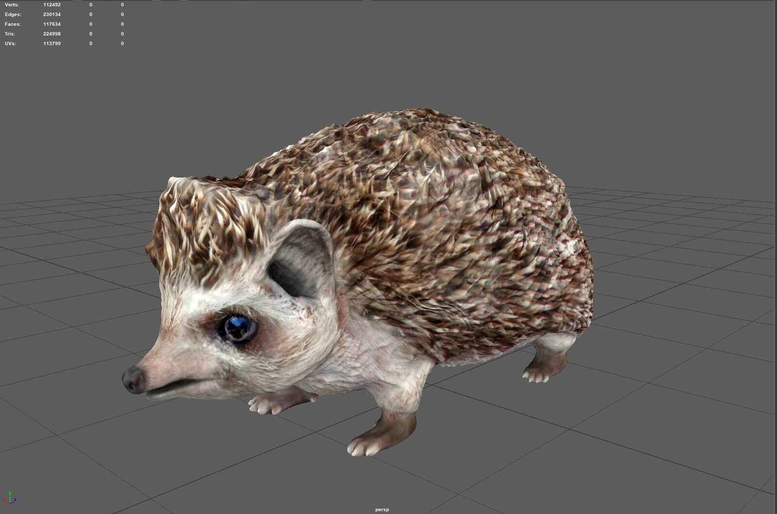 Hedgehog - 3D Model by sanchiesp