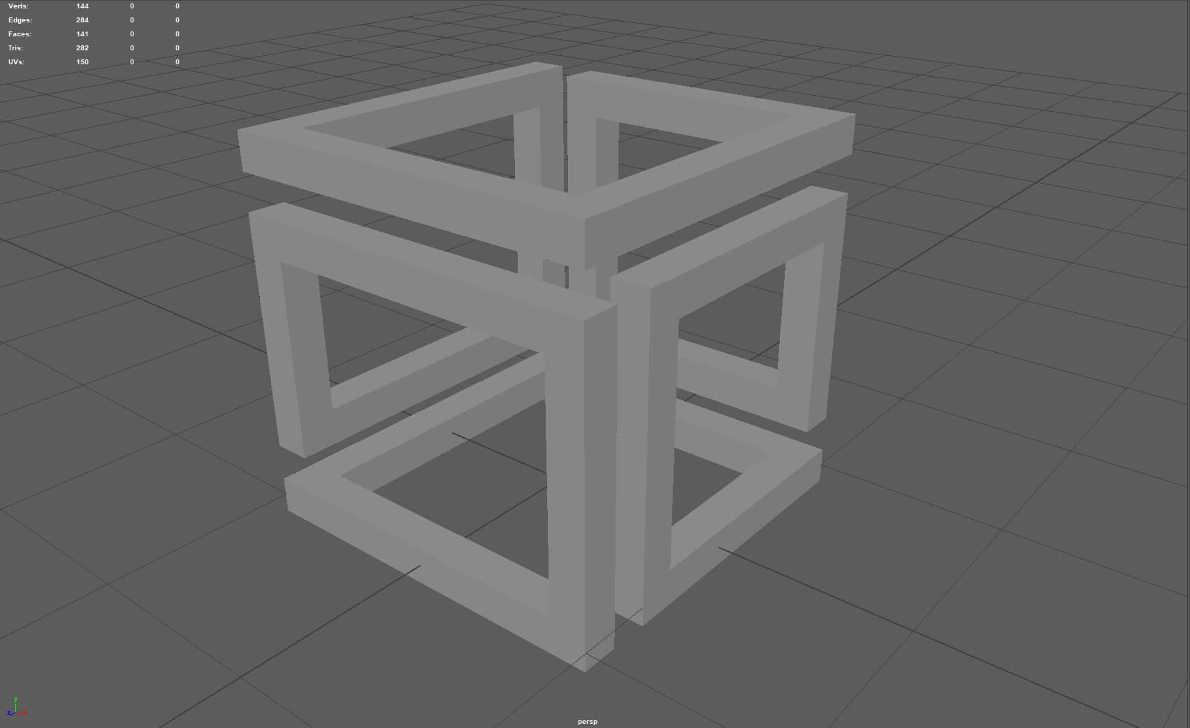 Infinity Cube - 3D Model by sanchiesp