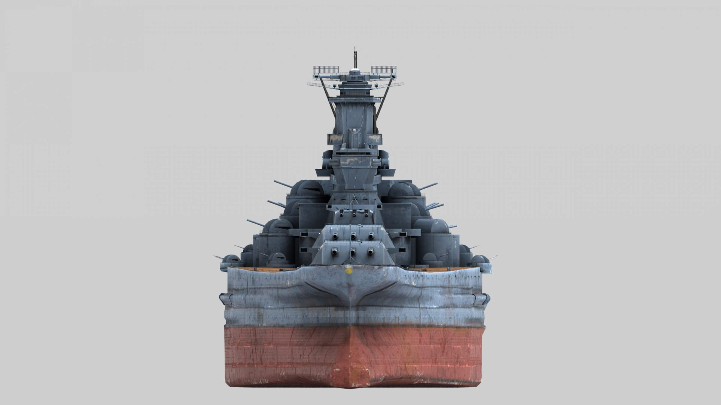 Japanese Battleship Musashi - 3D Model by sanchiesp