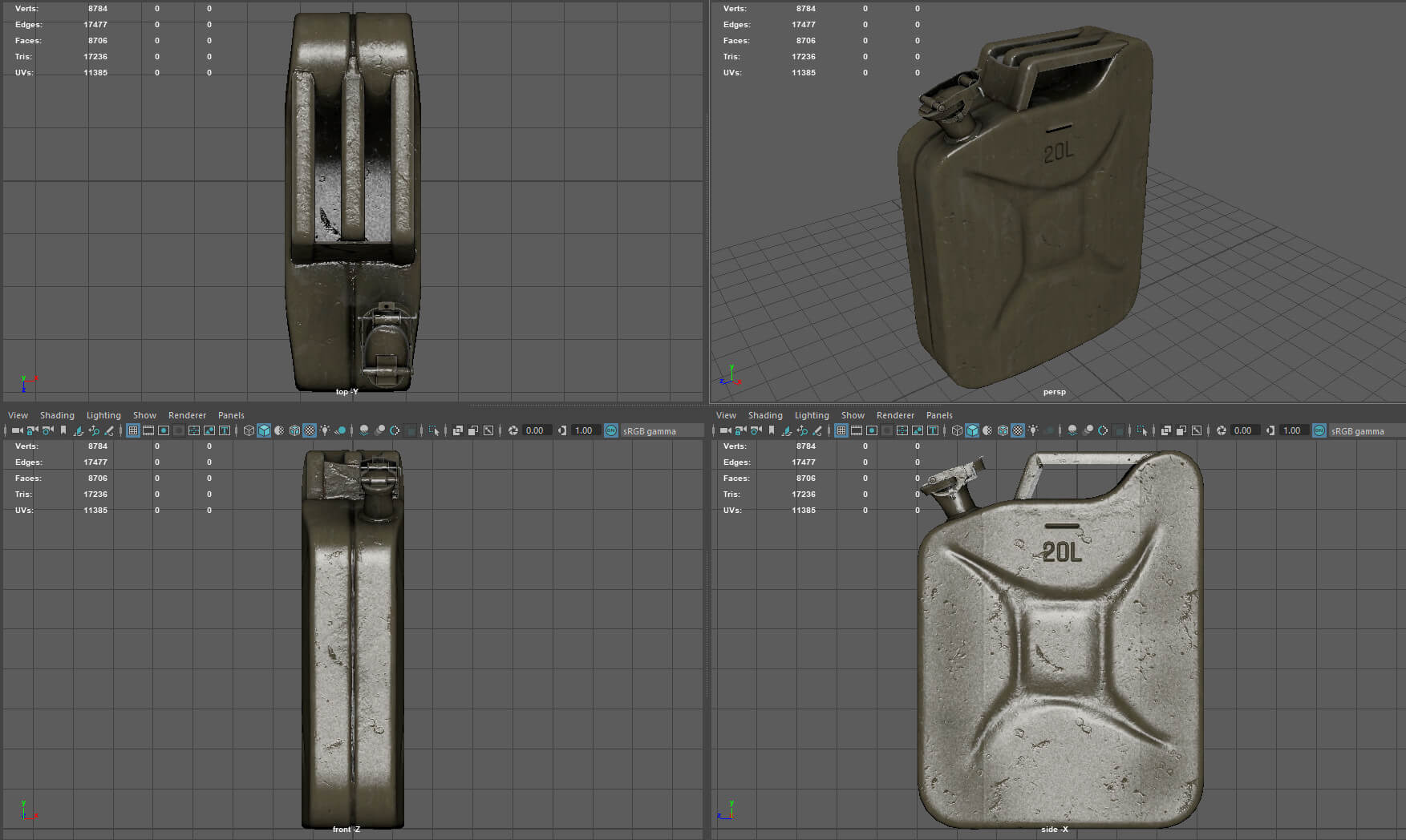 Jerrycan - 3D Model by sanchiesp