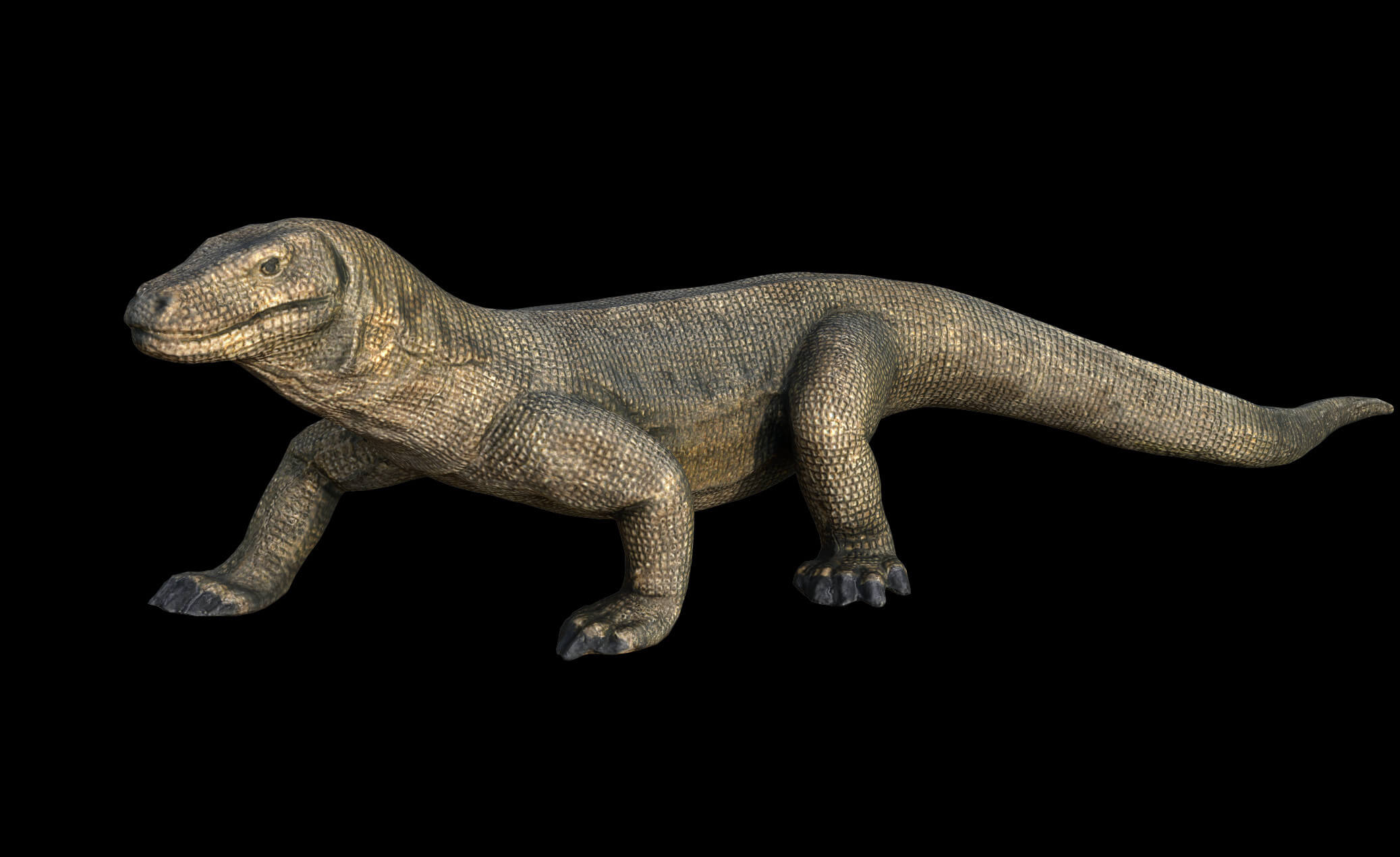 Komodo Dragon - 3D Model by sanchiesp