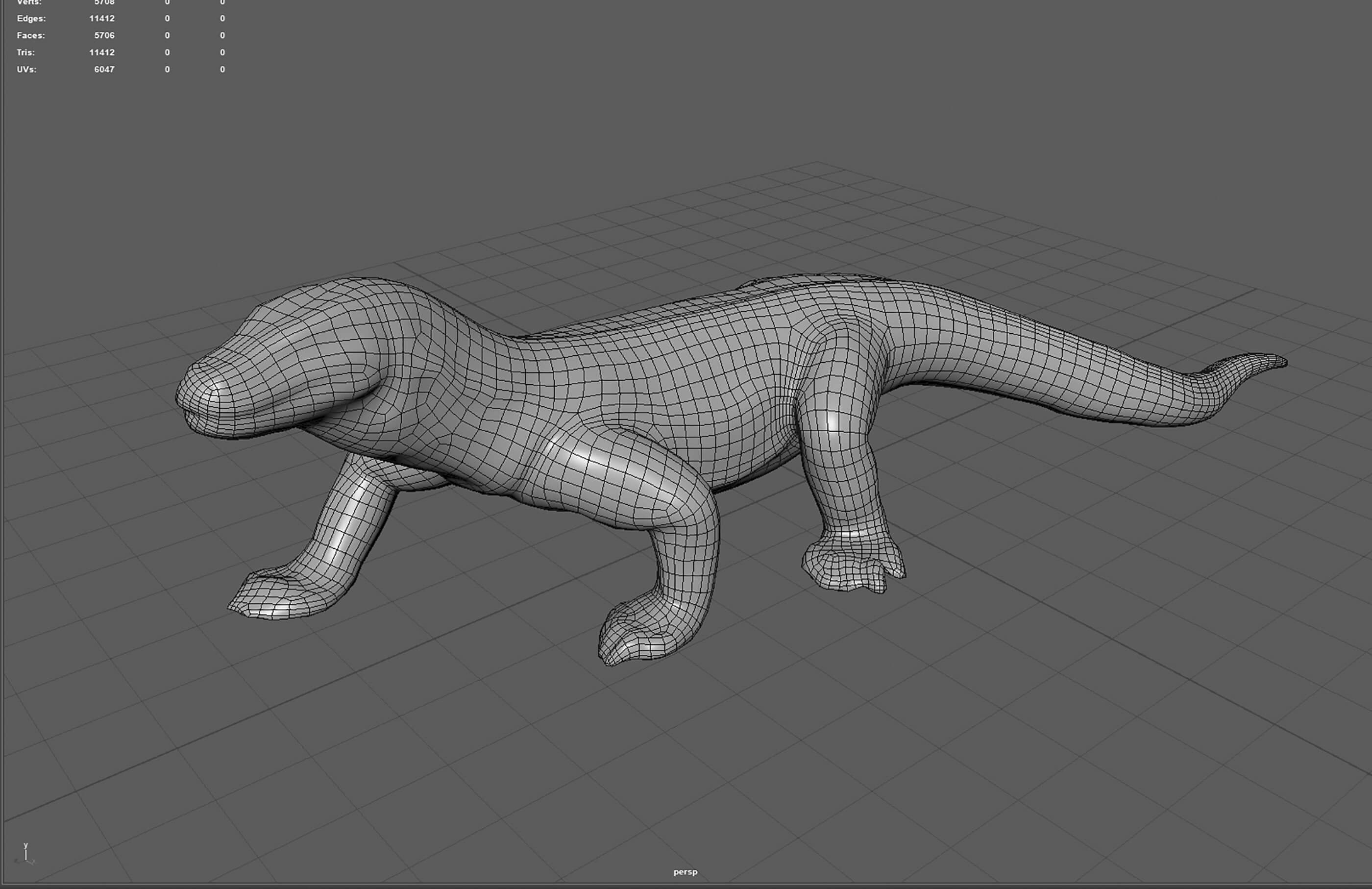 Komodo Dragon - 3D Model by sanchiesp