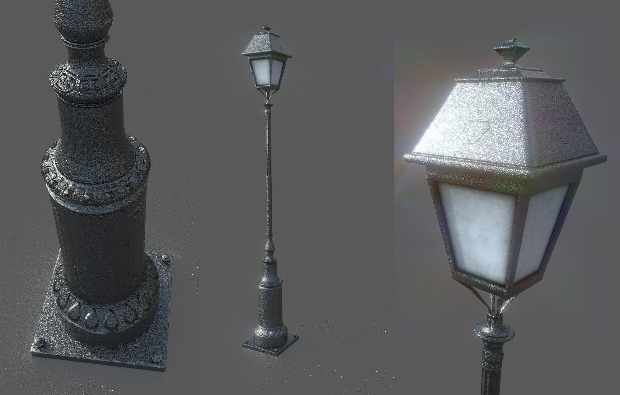 Lampost - 3D Model by sanchiesp