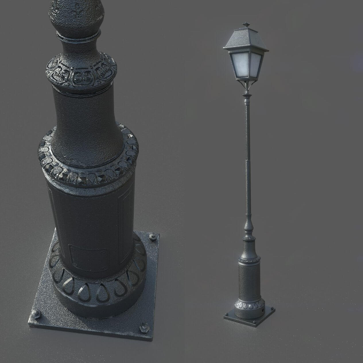 Lampost - 3D Model by sanchiesp