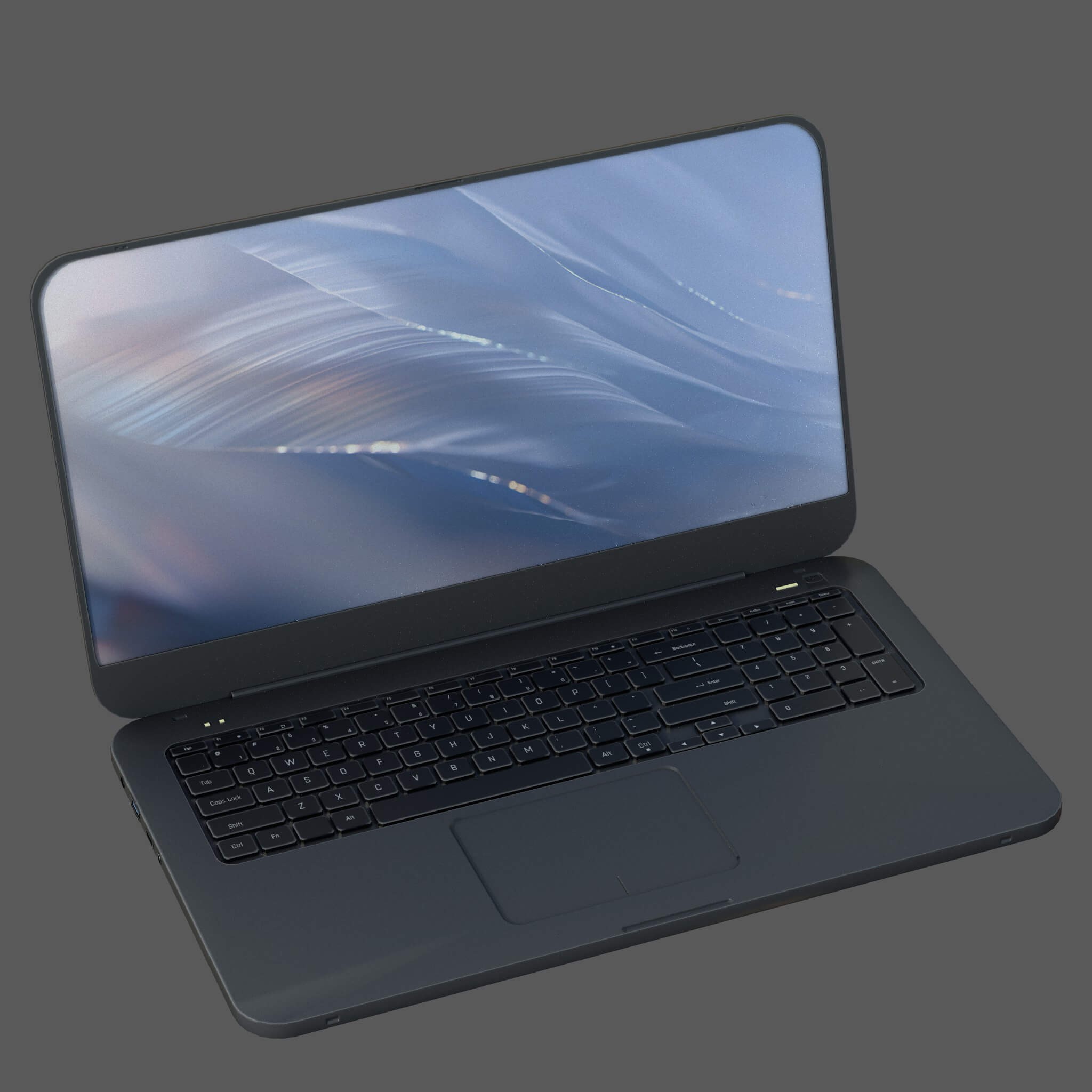 Modern Laptop - 3D Model by sanchiesp
