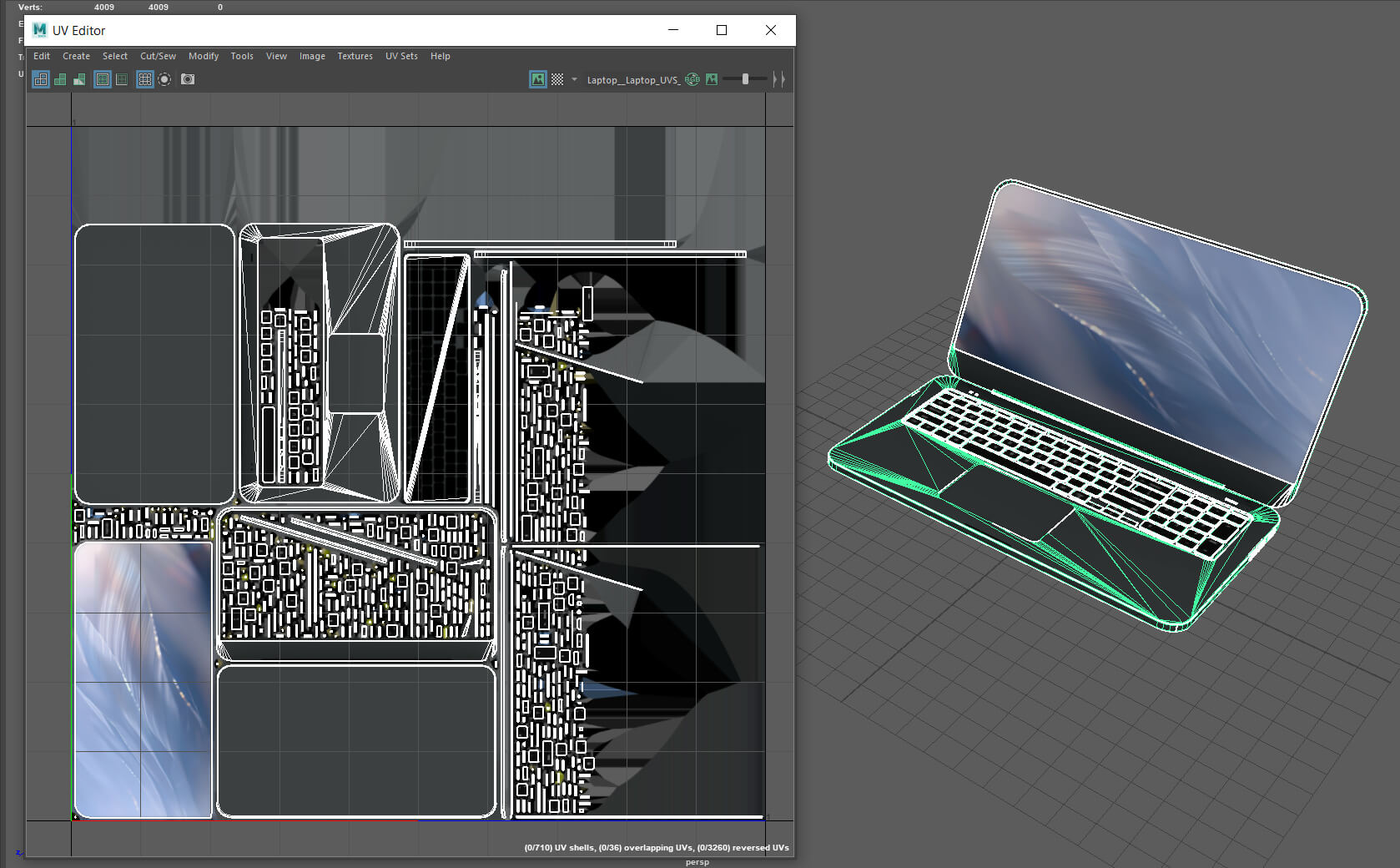 Modern Laptop - 3D Model by sanchiesp