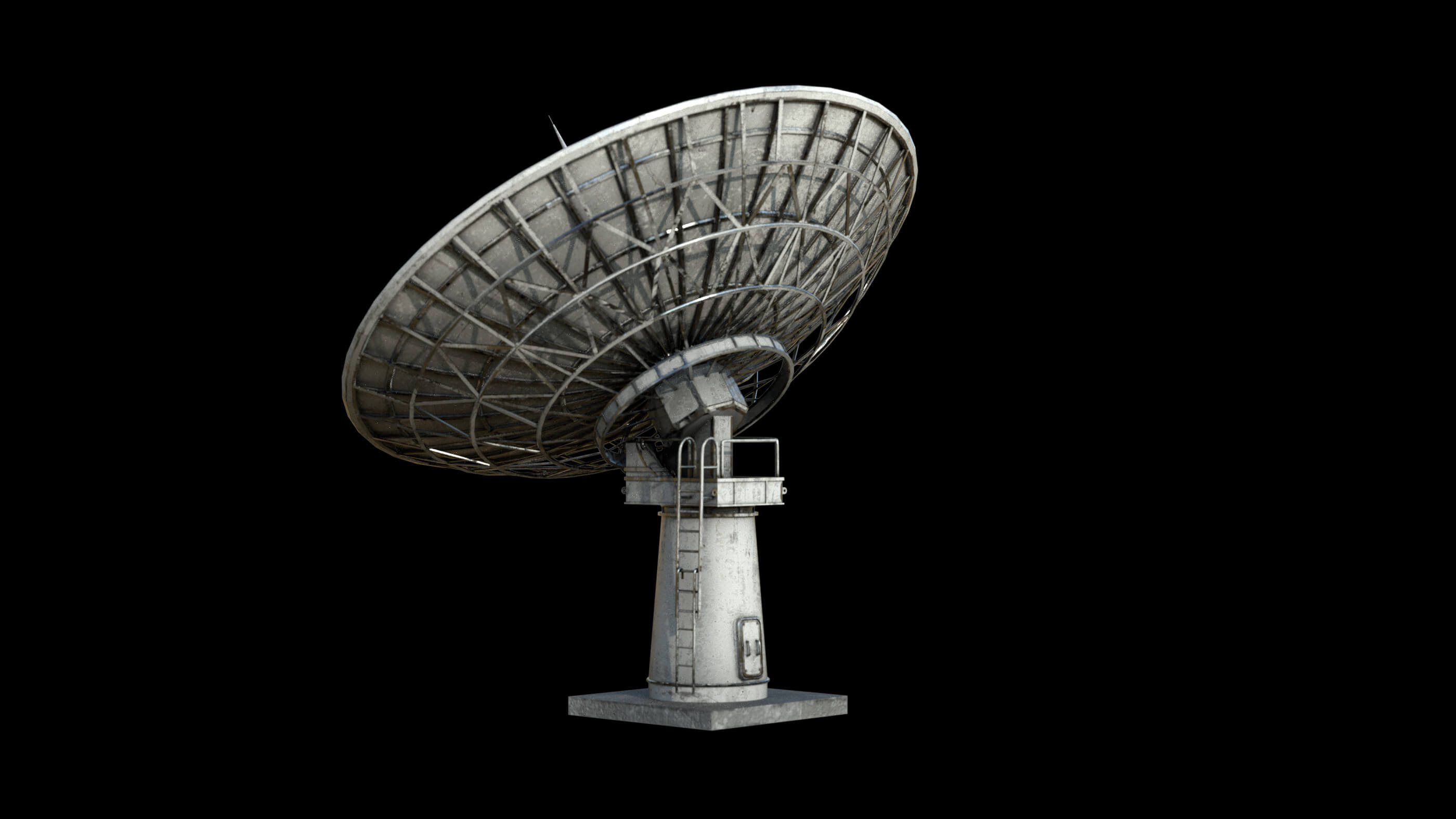 Large Satellite Antenna - 3D Model by sanchiesp