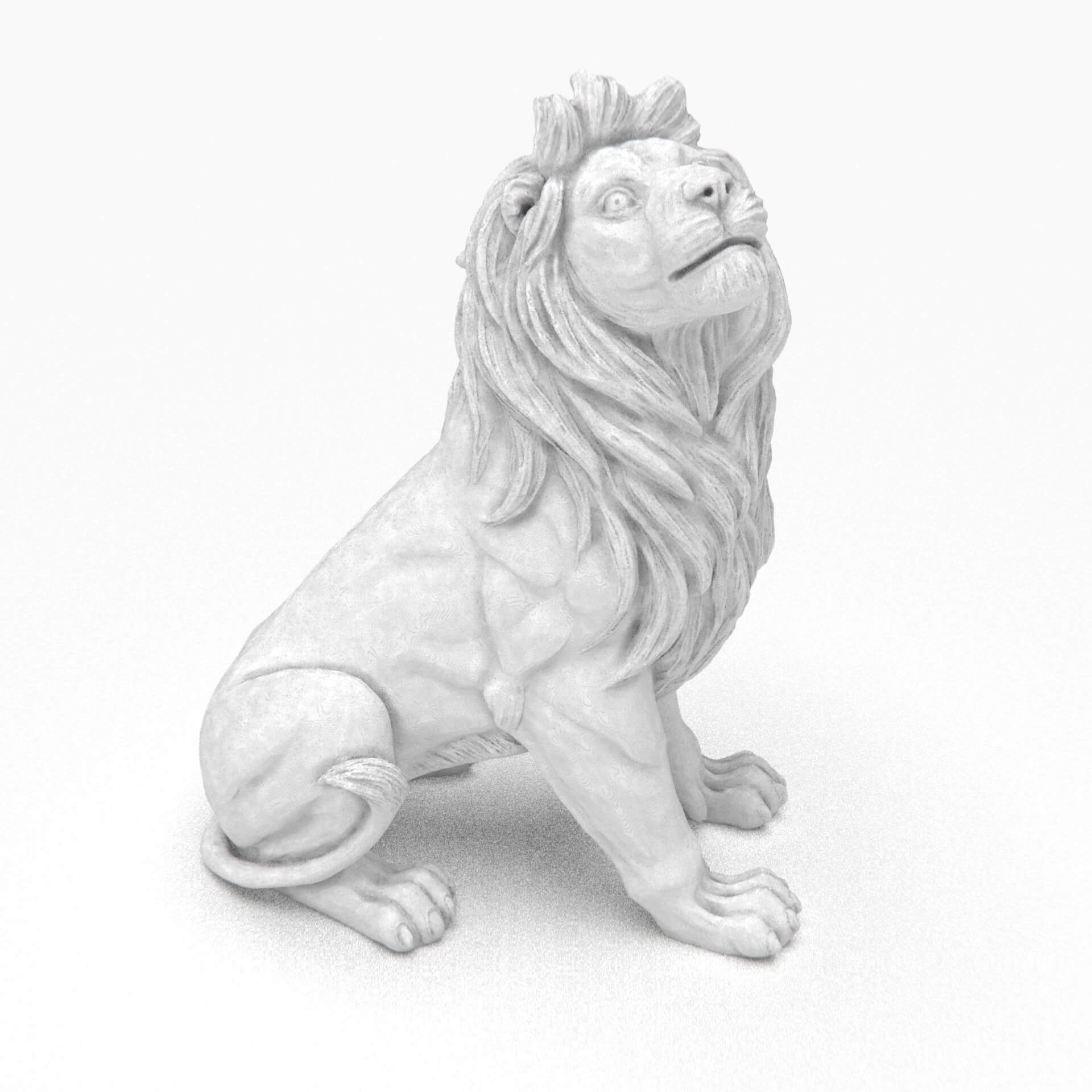 Lion Statue for 3D Print by sanchiesp