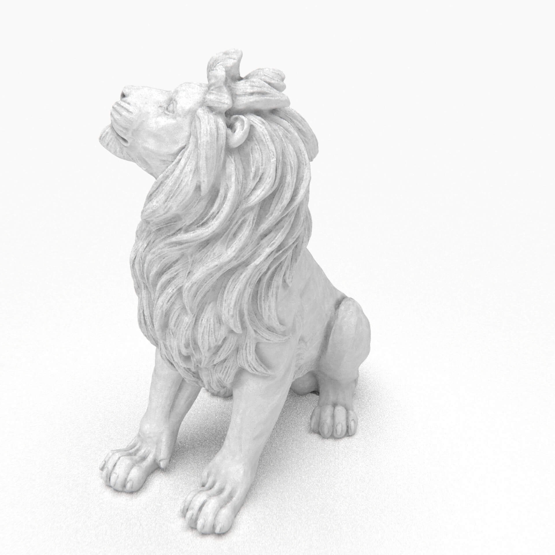 Lion Statue for 3D Print by sanchiesp