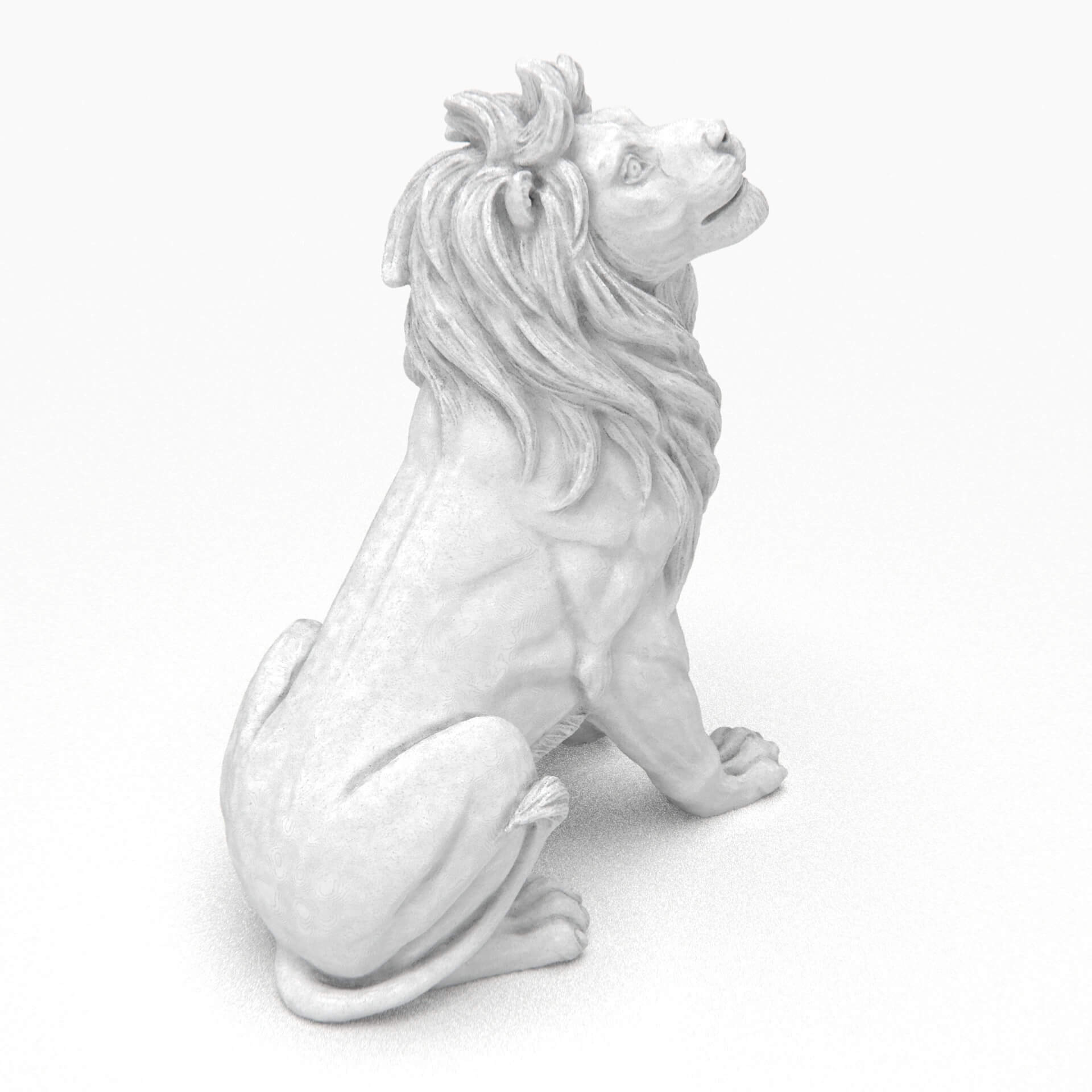 Lion Statue for 3D Print by sanchiesp