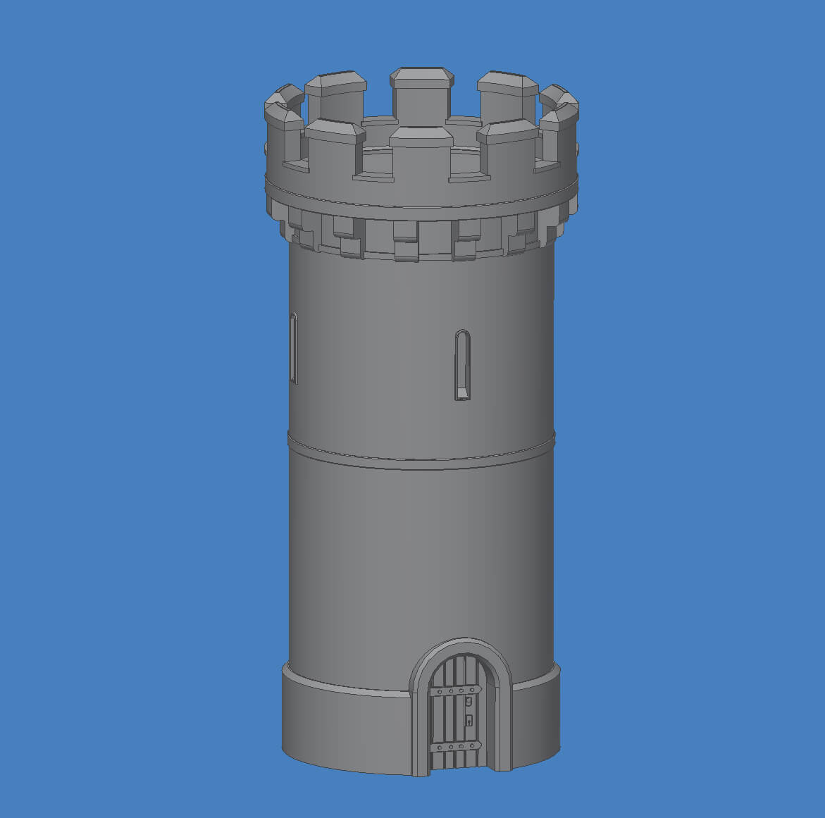 Medieval Castle Tower - 3D Model by sanchiesp