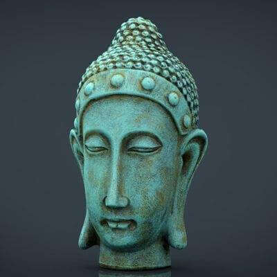 Ancient Buddha Model by sanchiesp