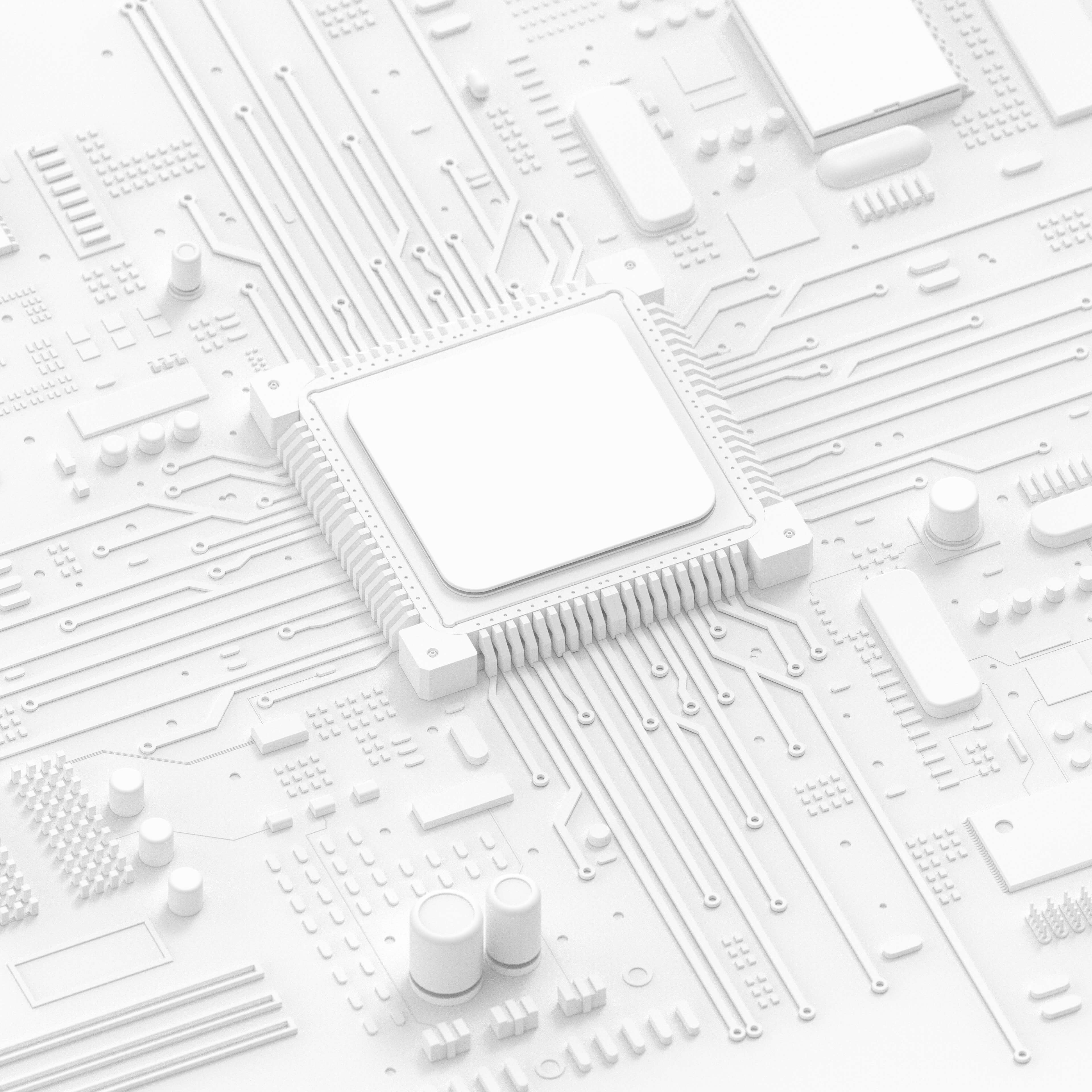 Microprocessor - 3D Model by sanchiesp