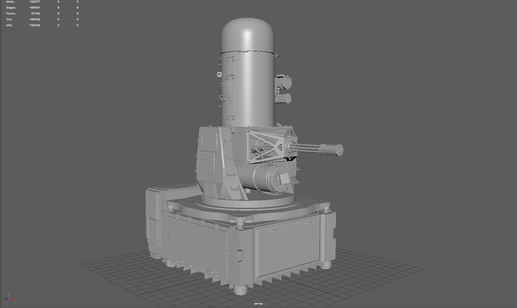 MK-15 Phalanx 3D Model by sanchiesp