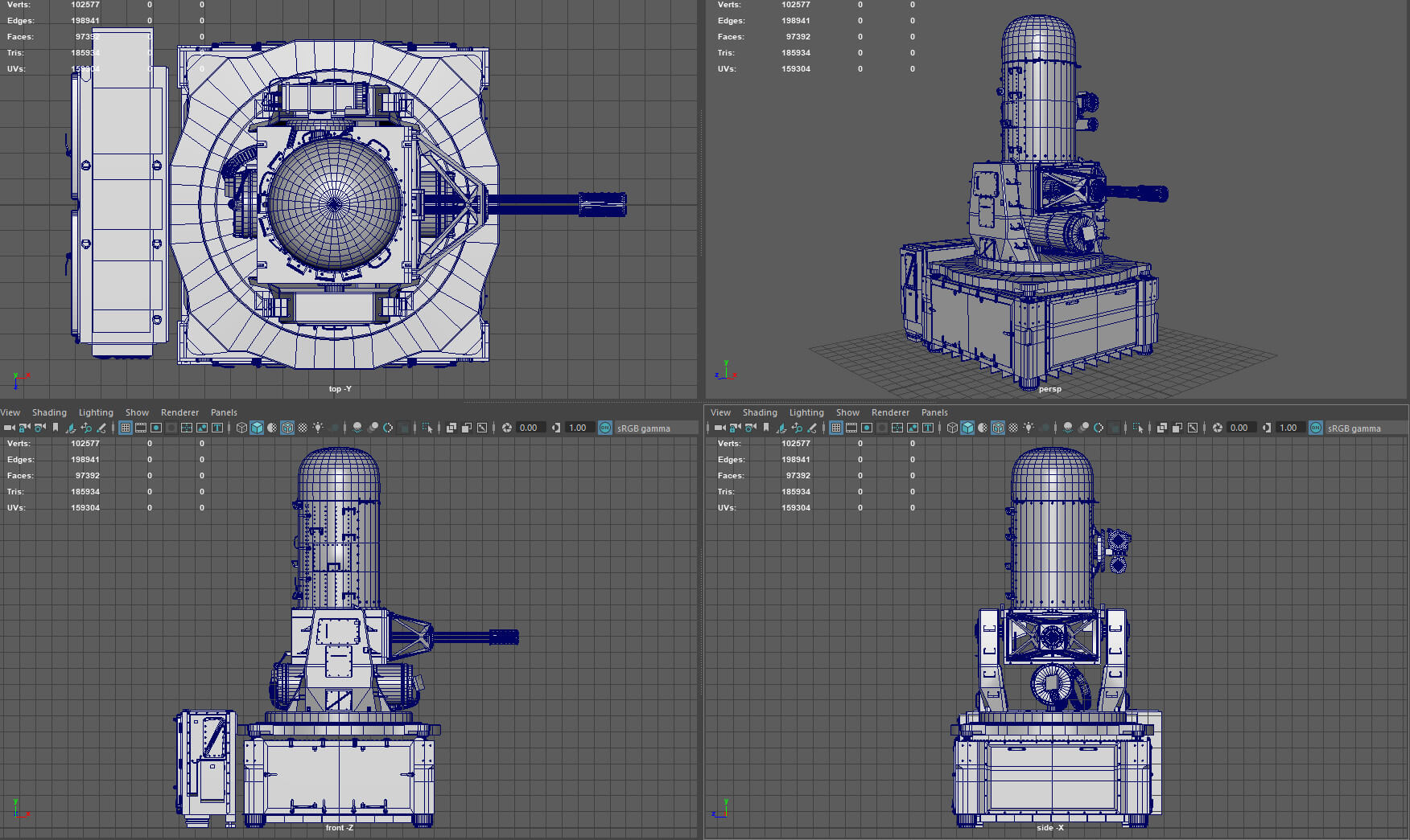 MK-15 Phalanx 3D Model by sanchiesp
