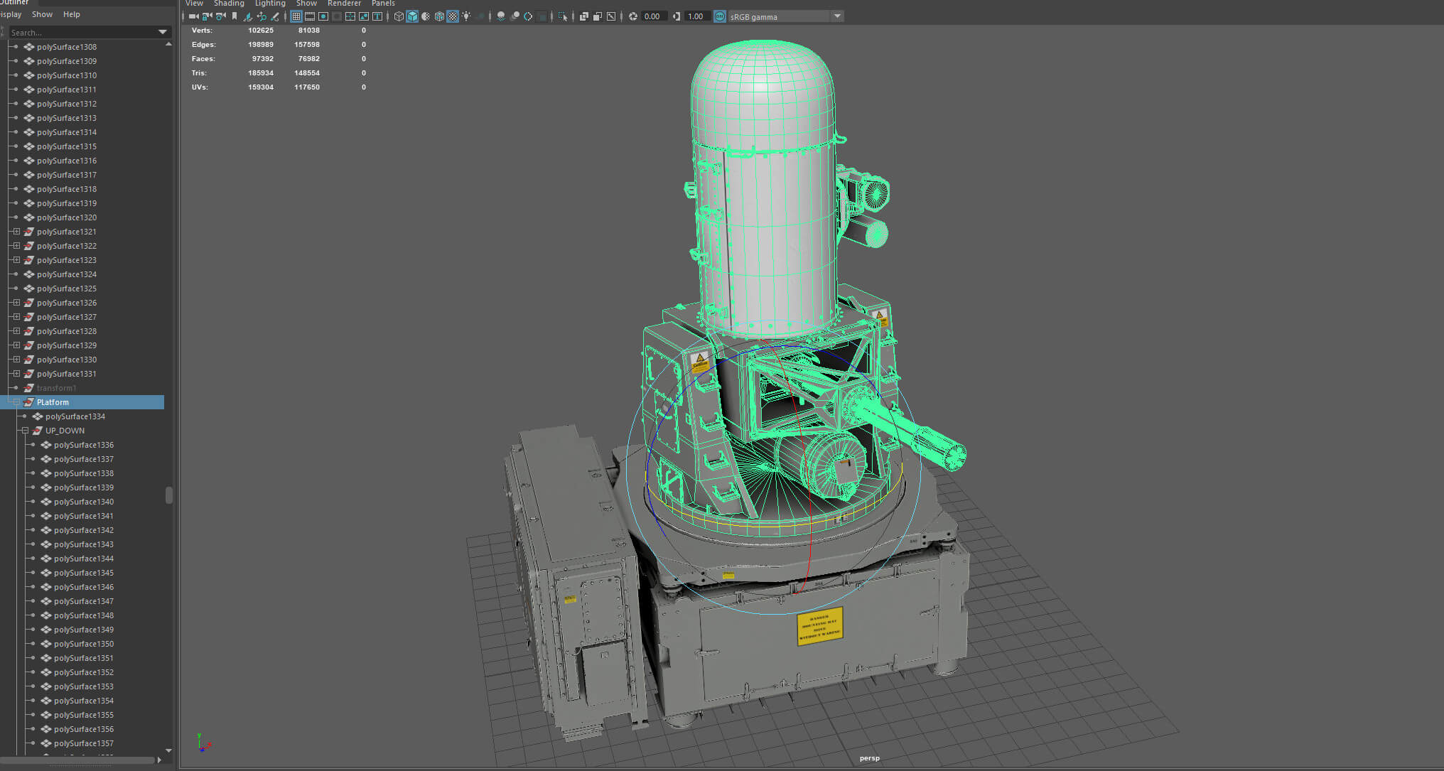 MK-15 Phalanx 3D Model by sanchiesp