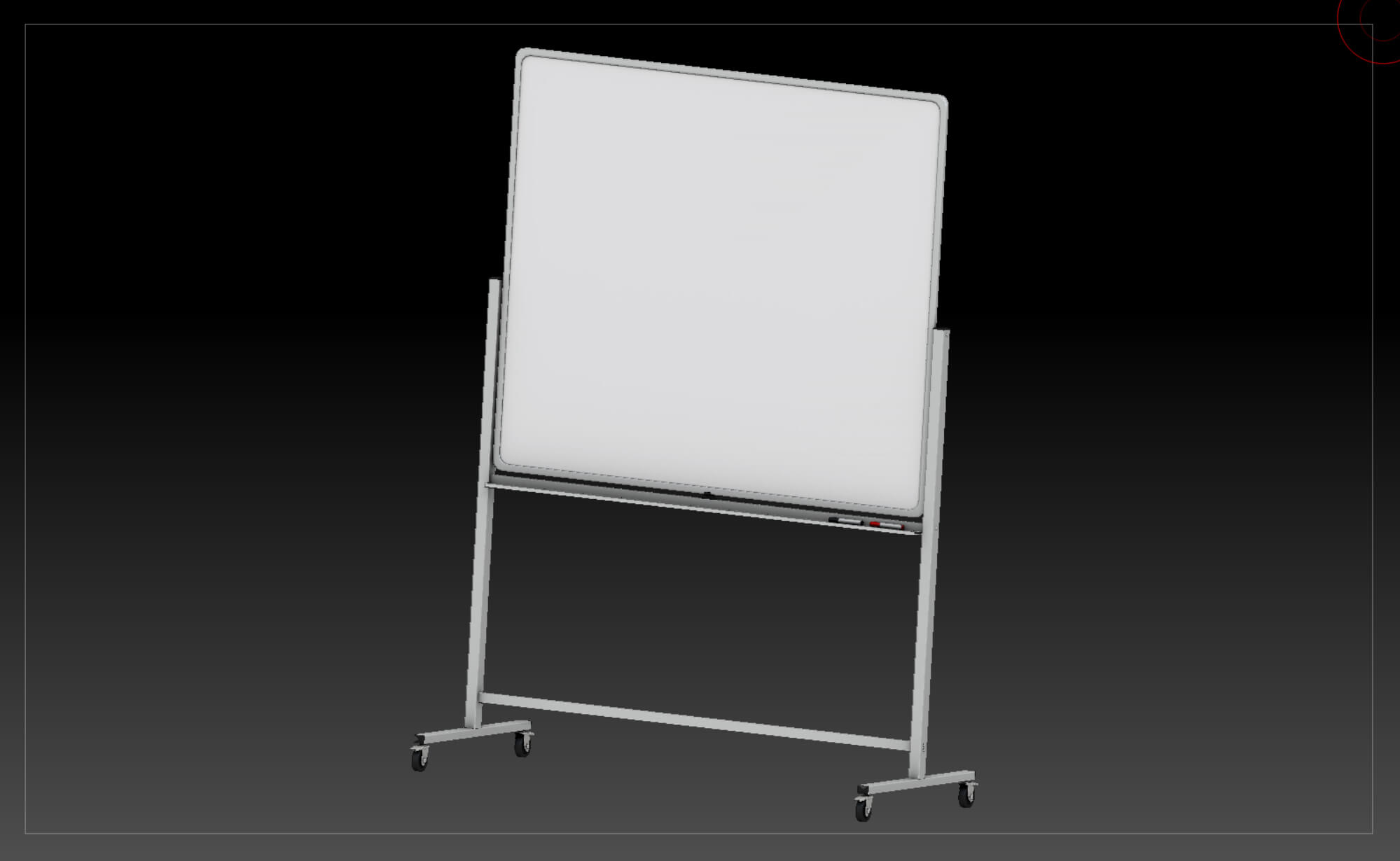 Mobile Whiteboard - 3D Model by sanchiesp