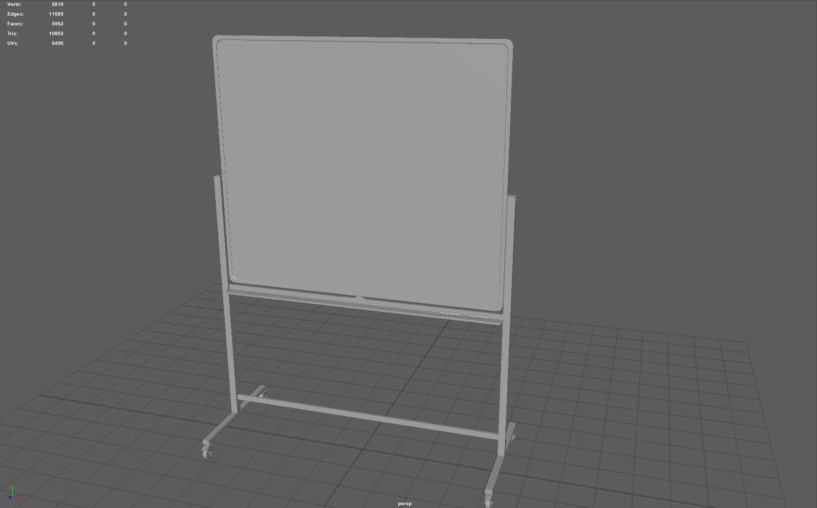 Mobile Whiteboard - 3D Model by sanchiesp