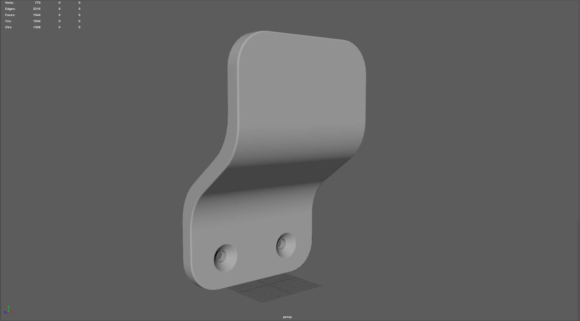 Modern Screwable Wall Hanger - 3D Print Model by sanchiesp