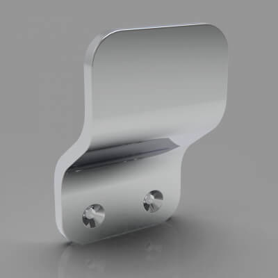 Modern Screwable Wall Hanger - 3D Model by sanchiesp