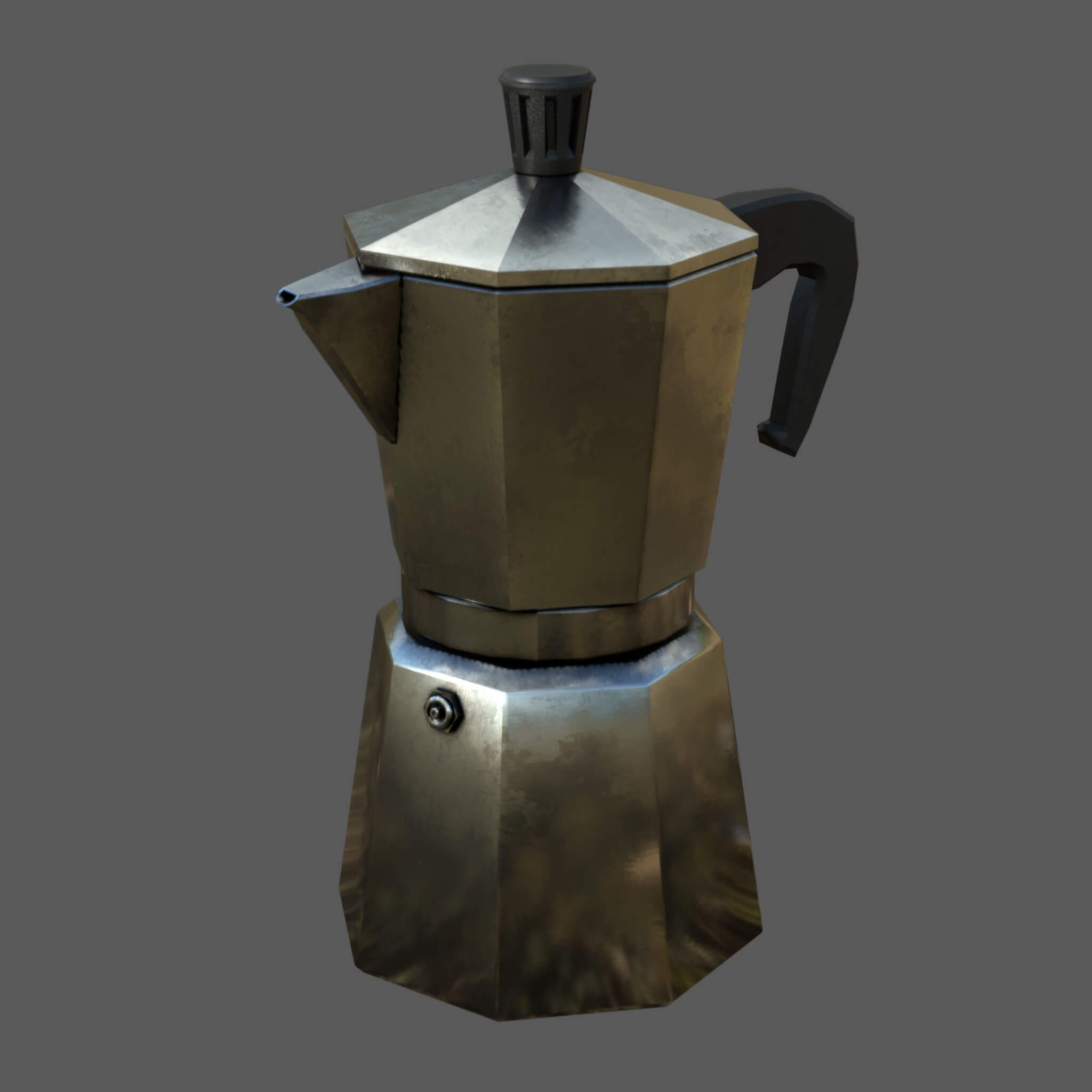 Mokka Coffee Maker - 3D Model by sanchiesp