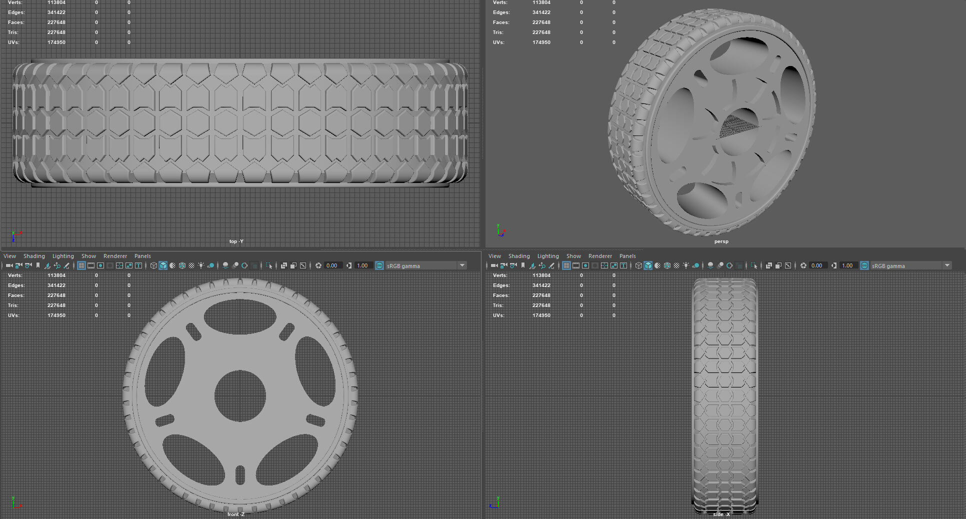 Multipurpose Wheel 2 The Ultimate Wheel - 3D Model by sanchiesp