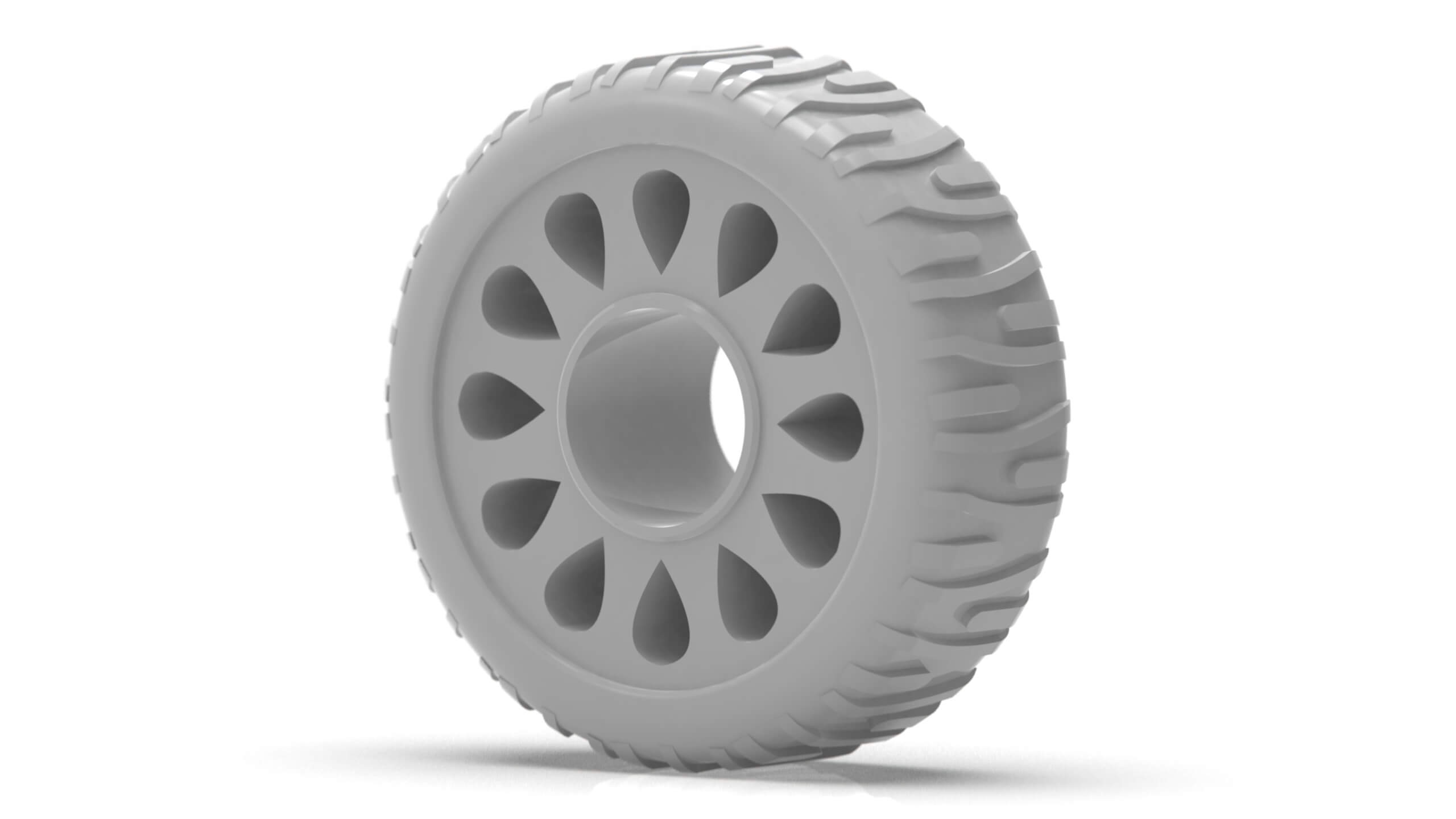 Multipurpose Wheel - 3D Print Model by sanchiesp
