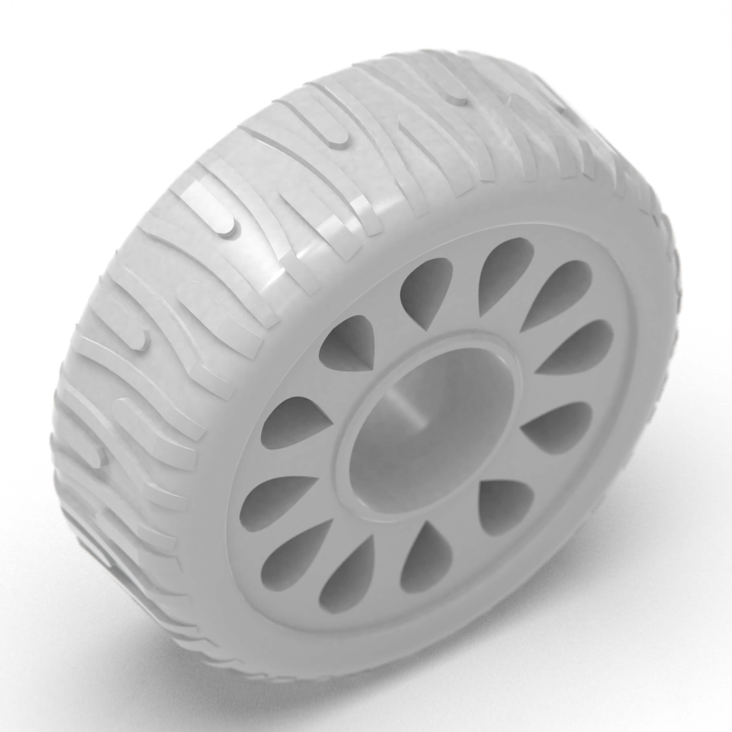 Multipurpose Wheel - 3D Print Model by sanchiesp