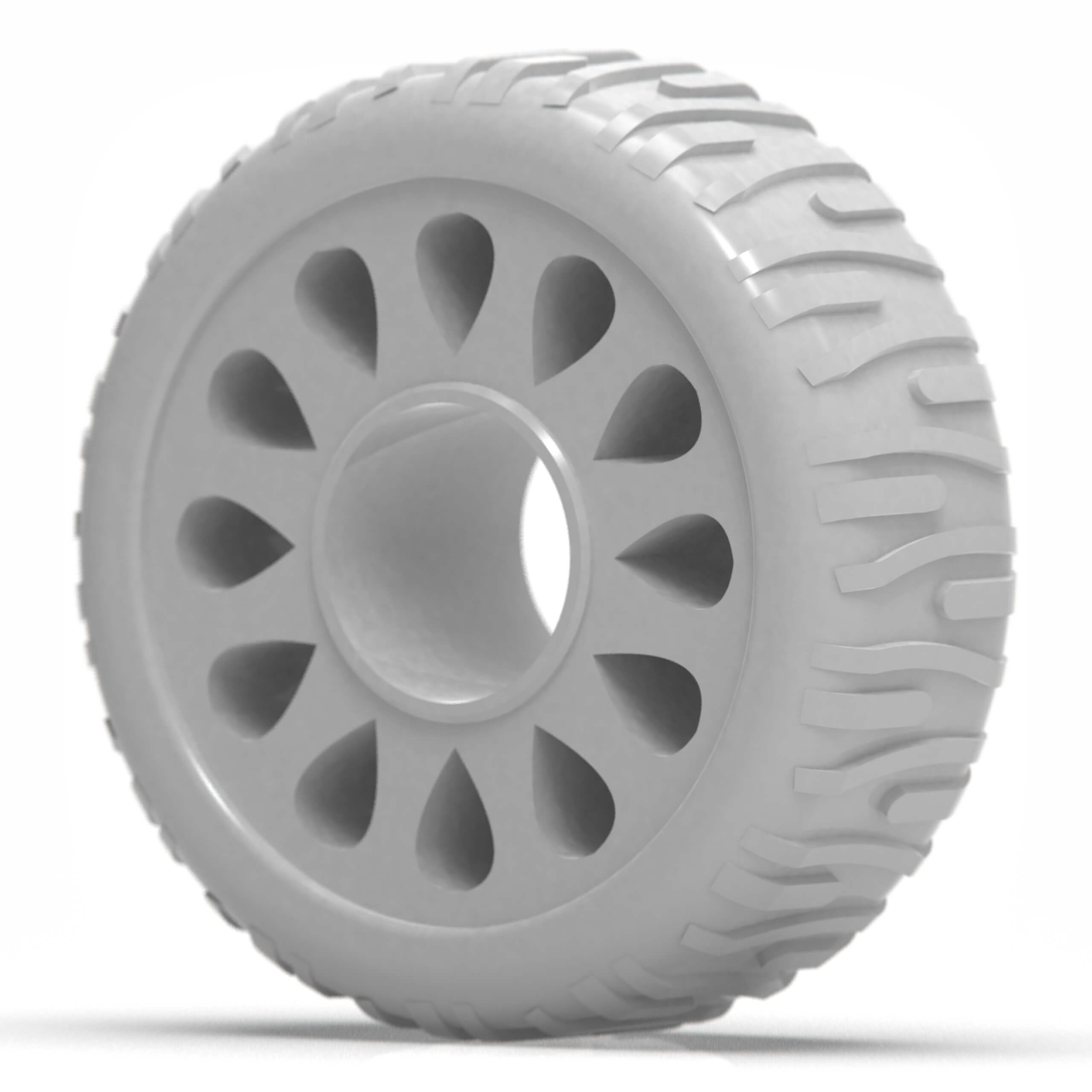 Multipurpose Wheel - 3D Print Model by sanchiesp