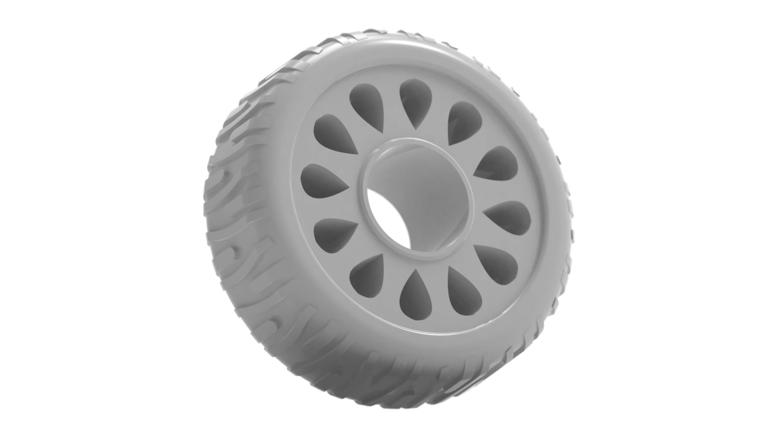 Multipurpose Wheel - 3D Print Model by sanchiesp