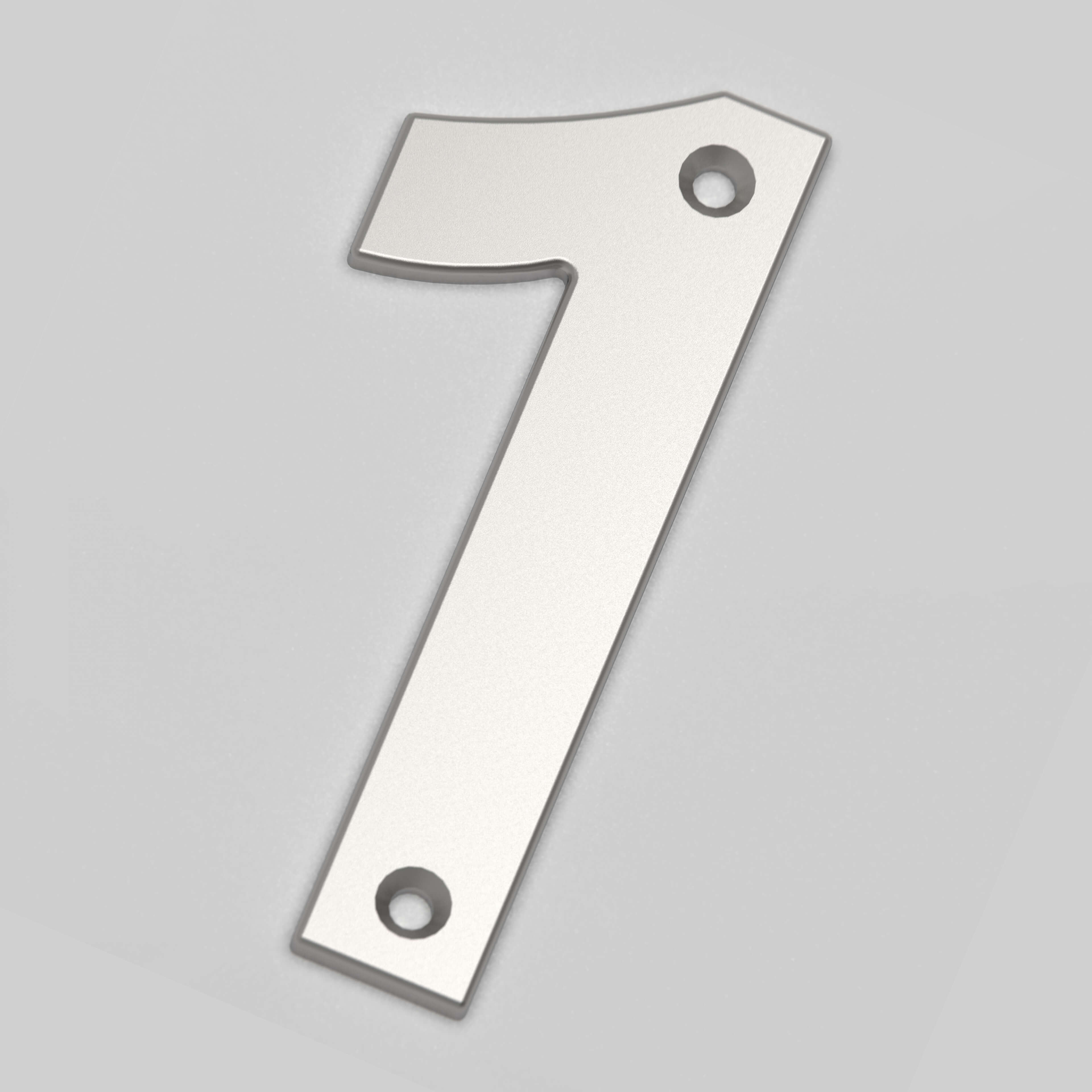 Number 1 Symbol - 3D Model by sanchiesp