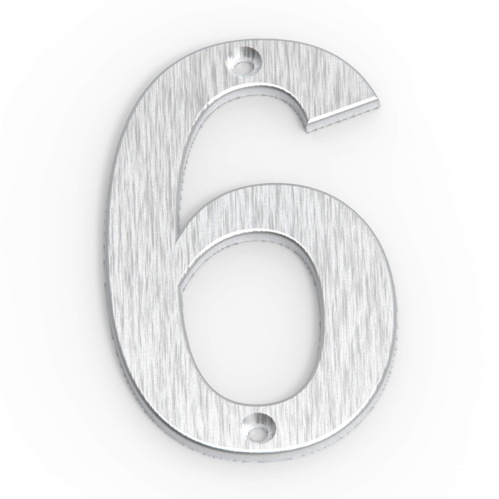 Number 6 Symbol - 3D Print Model by sanchiesp