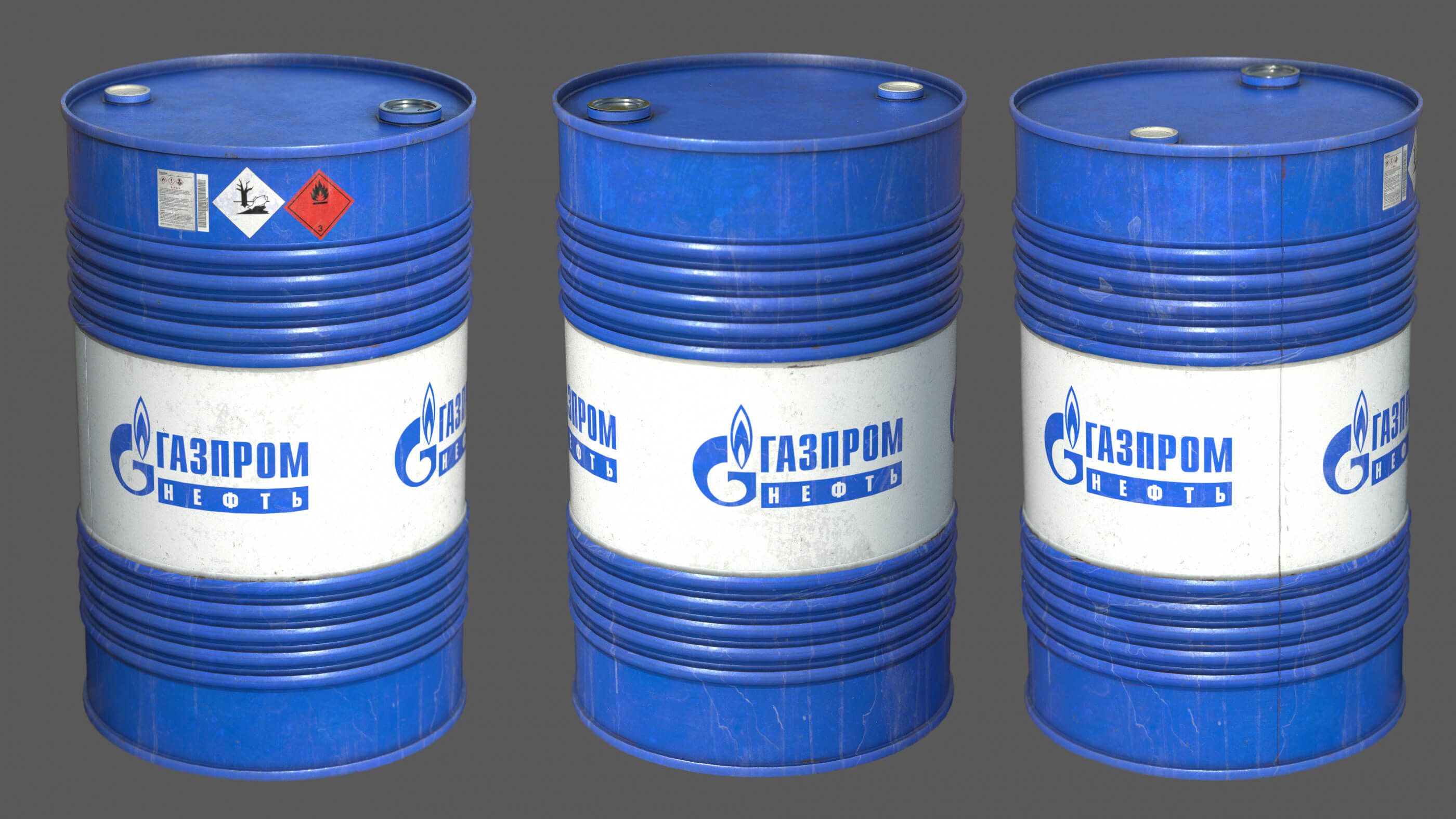 Oil Barrel - 3D Model by sanchiesp
