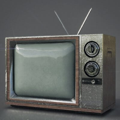 Old TV - 3D Model by sanchiesp