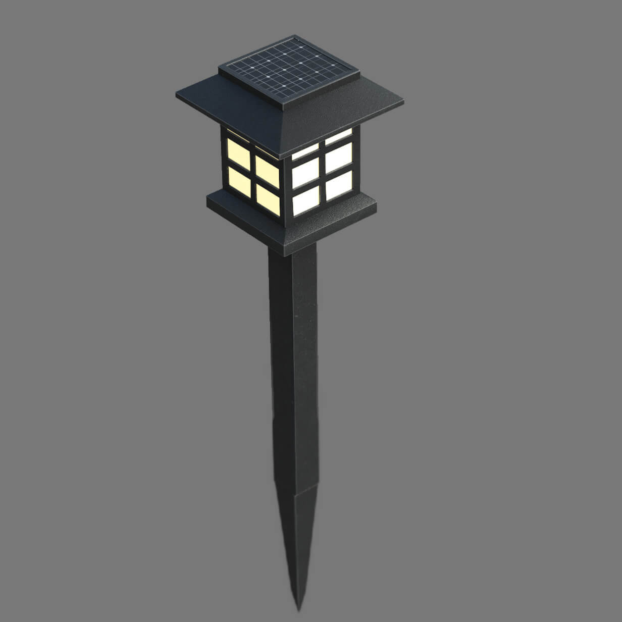 Outdoor Solar Light - 3D Model by sanchiesp