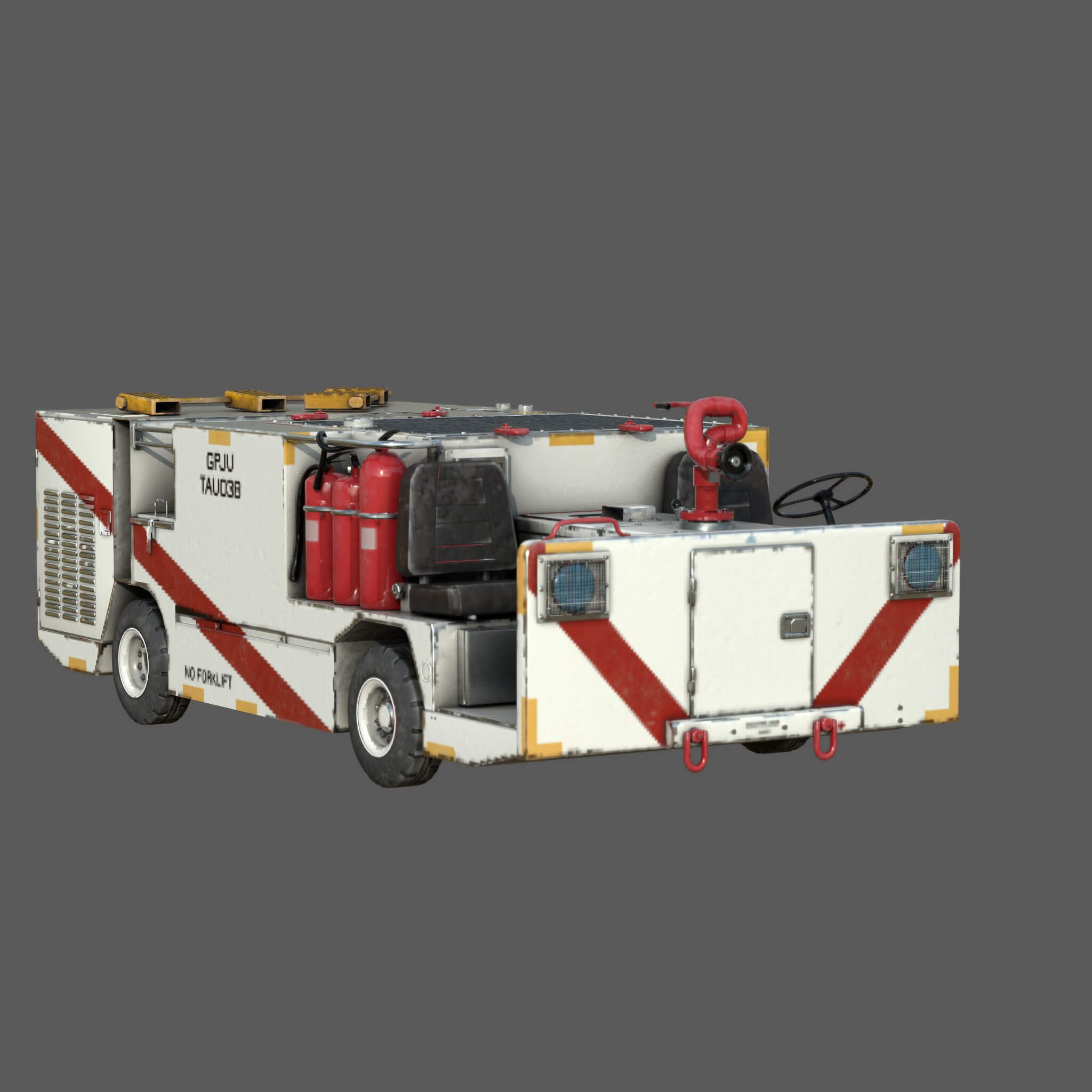 P25 Fire Engine - 3D Model by sanchiesp