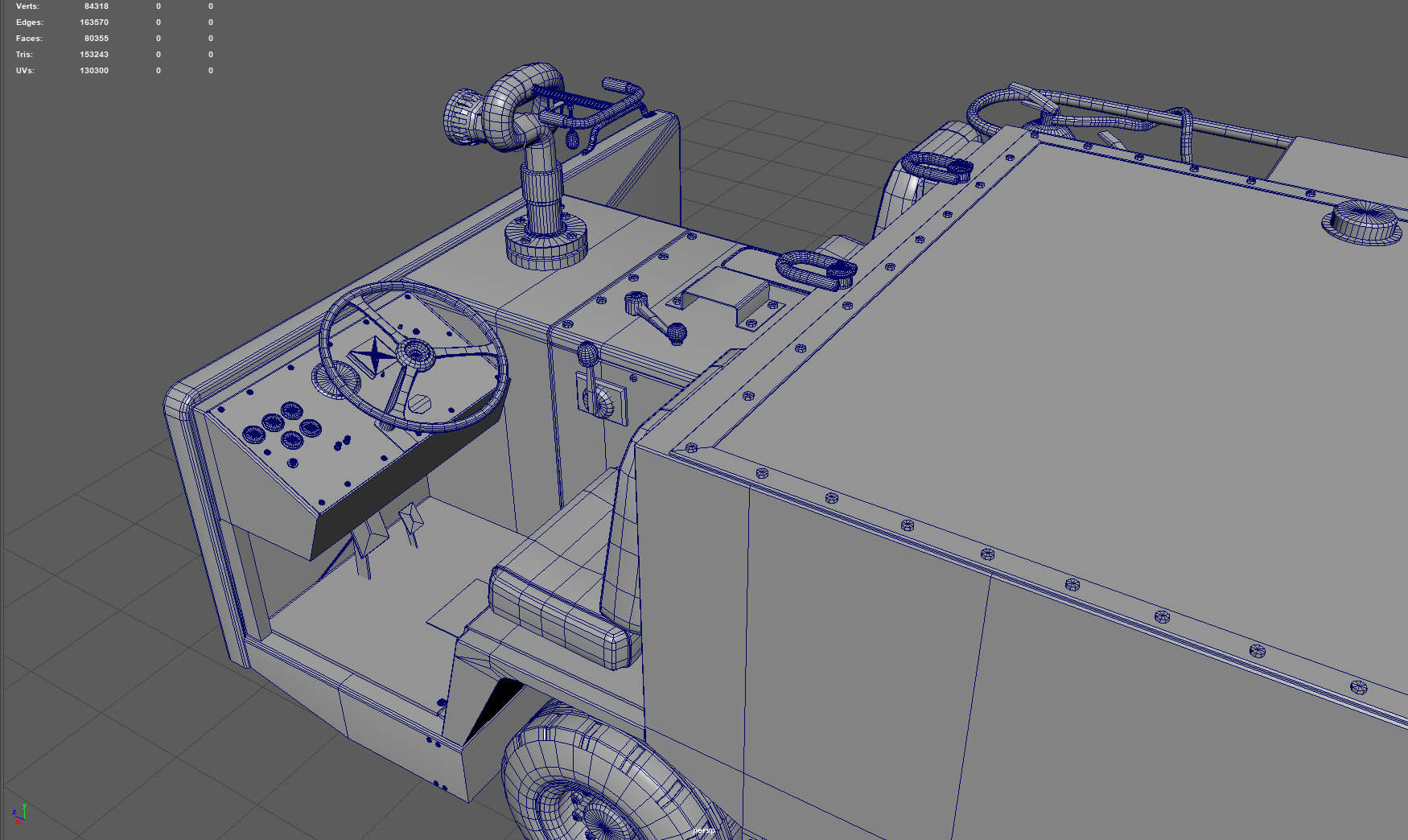 P25 Fire Engine - 3D Model by sanchiesp
