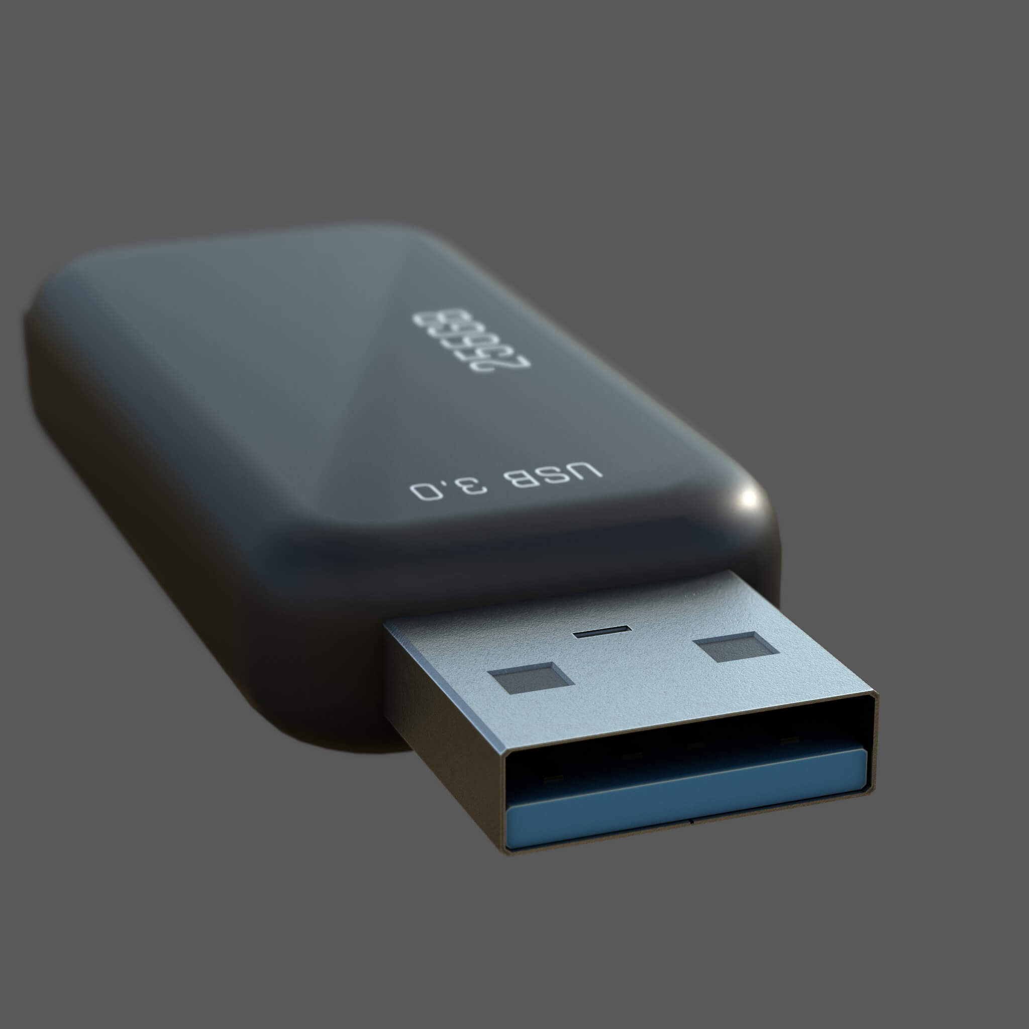 USB Pen Drive - 3D Model by sanchiesp
