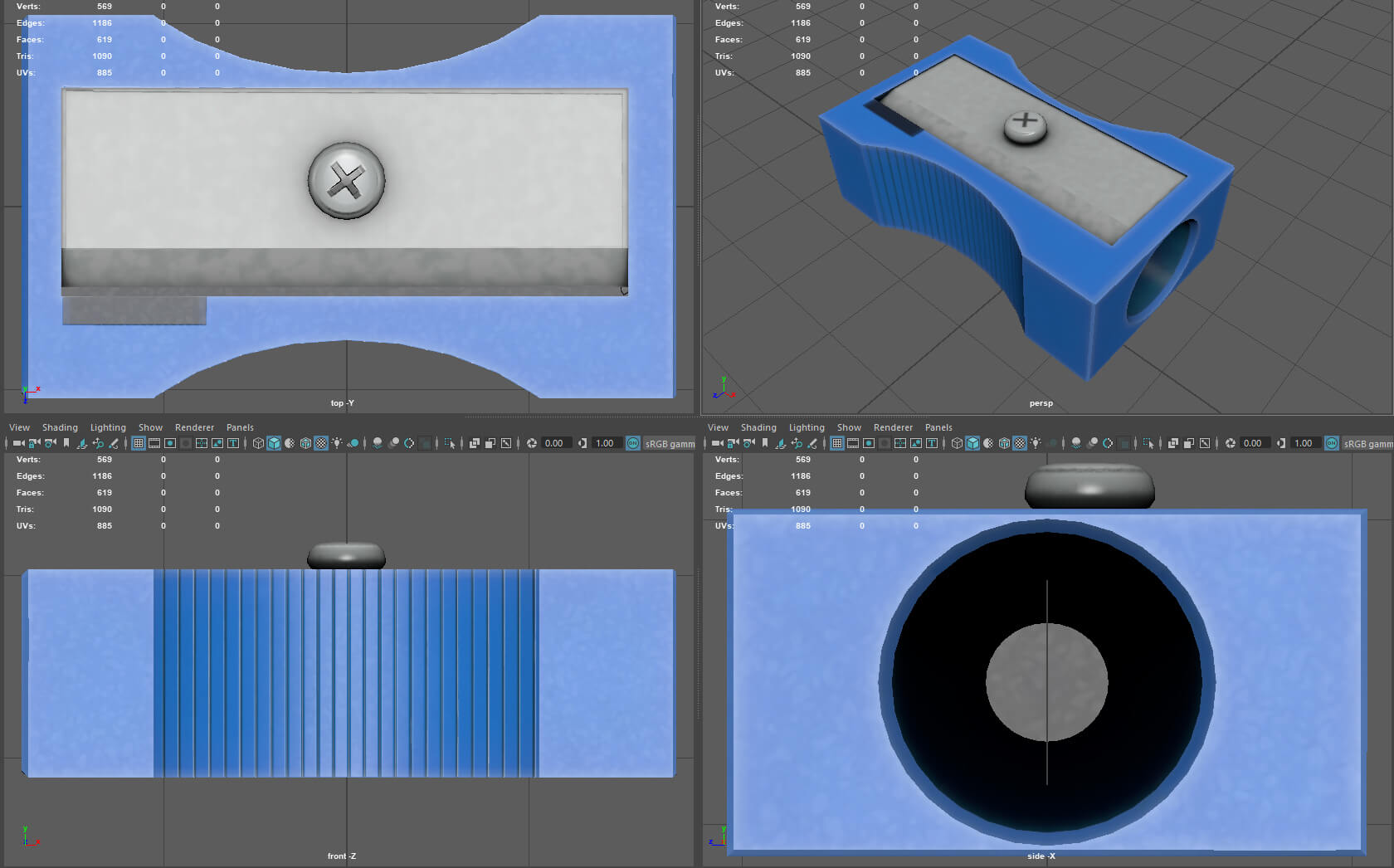 Pencil Sharpener - 3D Model by sanchiesp