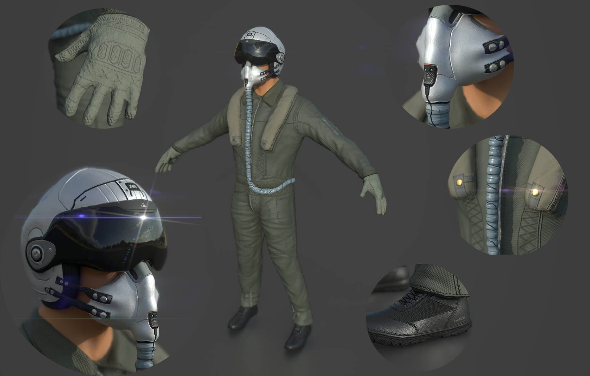 Pilot - 3D Model by sanchiesp