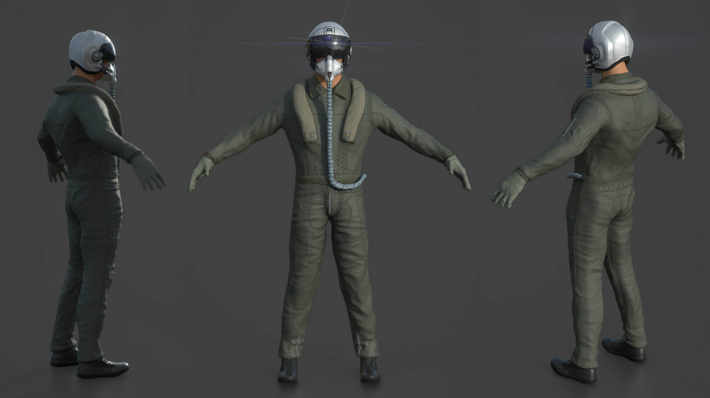 Pilot - 3D Model by sanchiesp
