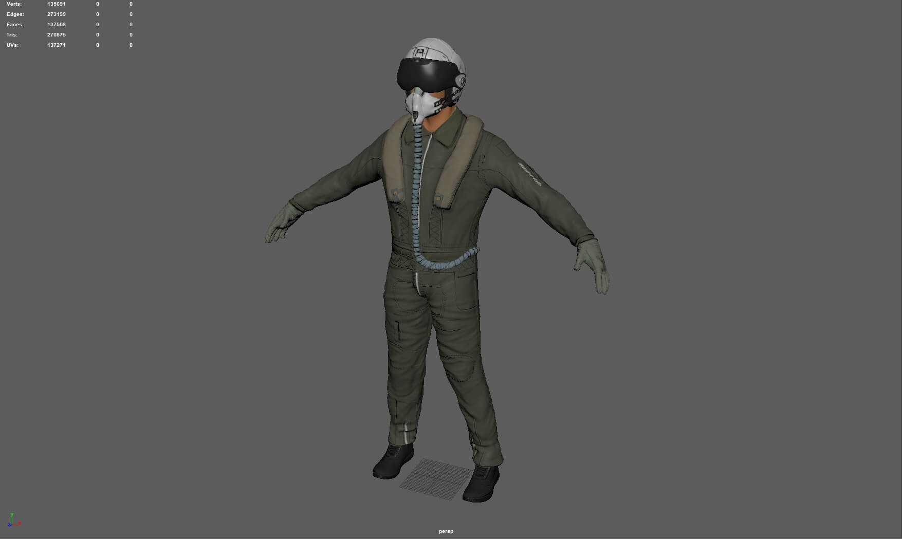 Pilot - 3D Model by sanchiesp