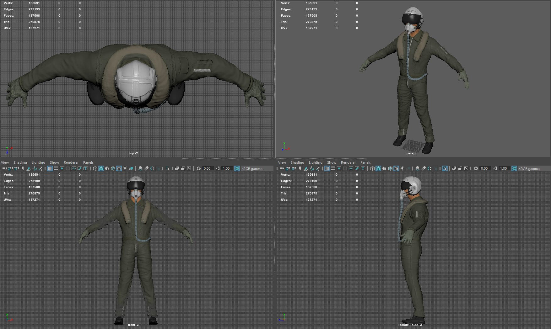 Pilot - 3D Model by sanchiesp