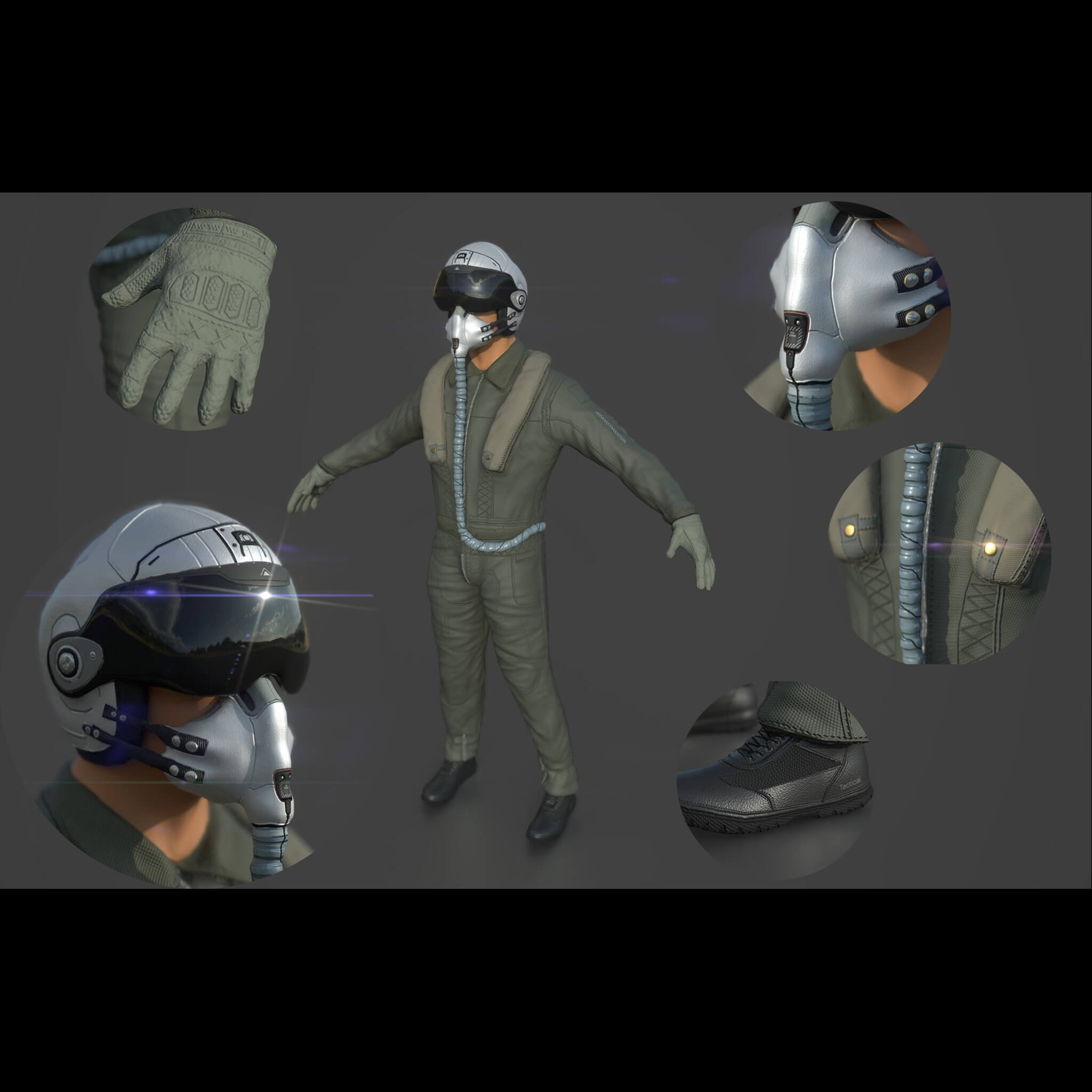 Pilot - 3D Model by sanchiesp