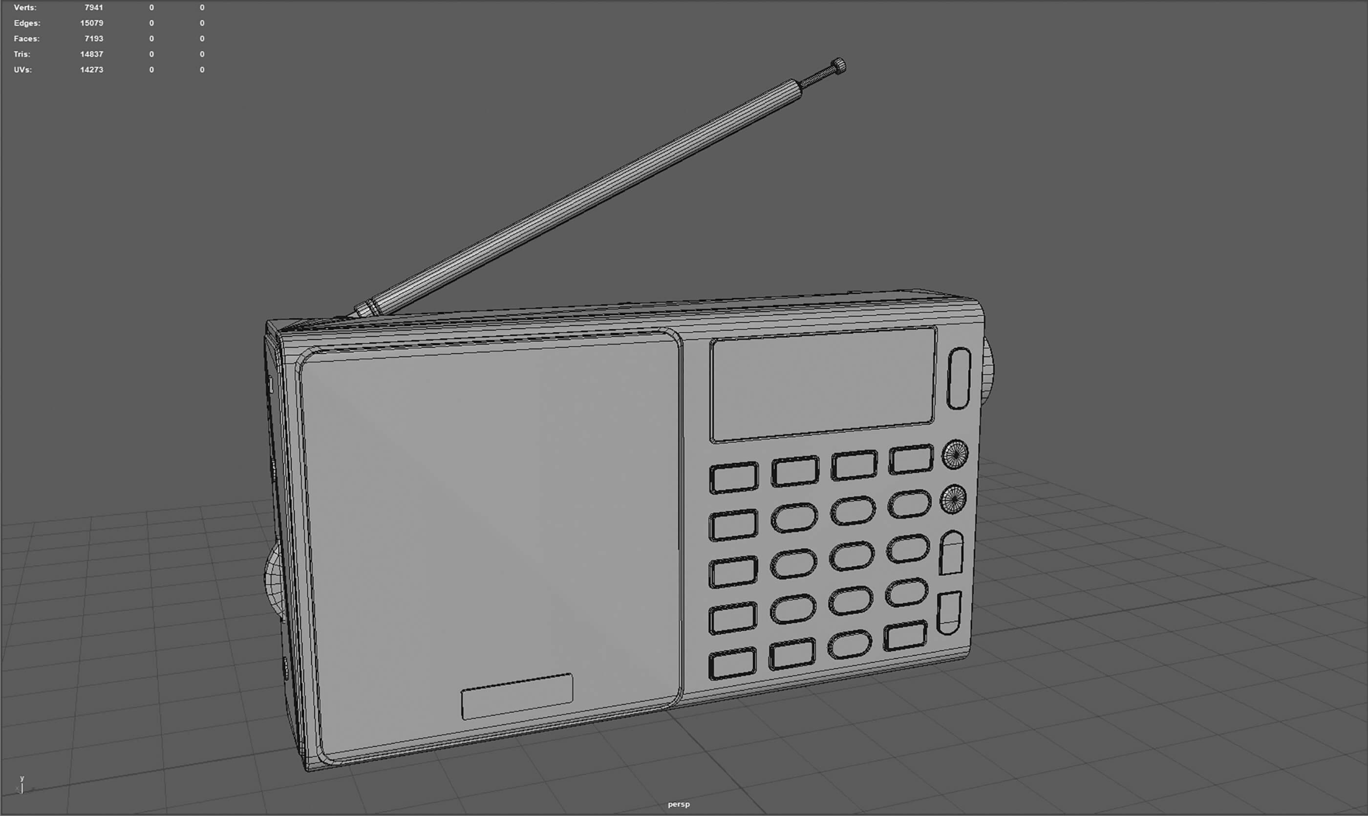 Portable Radio - 3D Model by sanchiesp