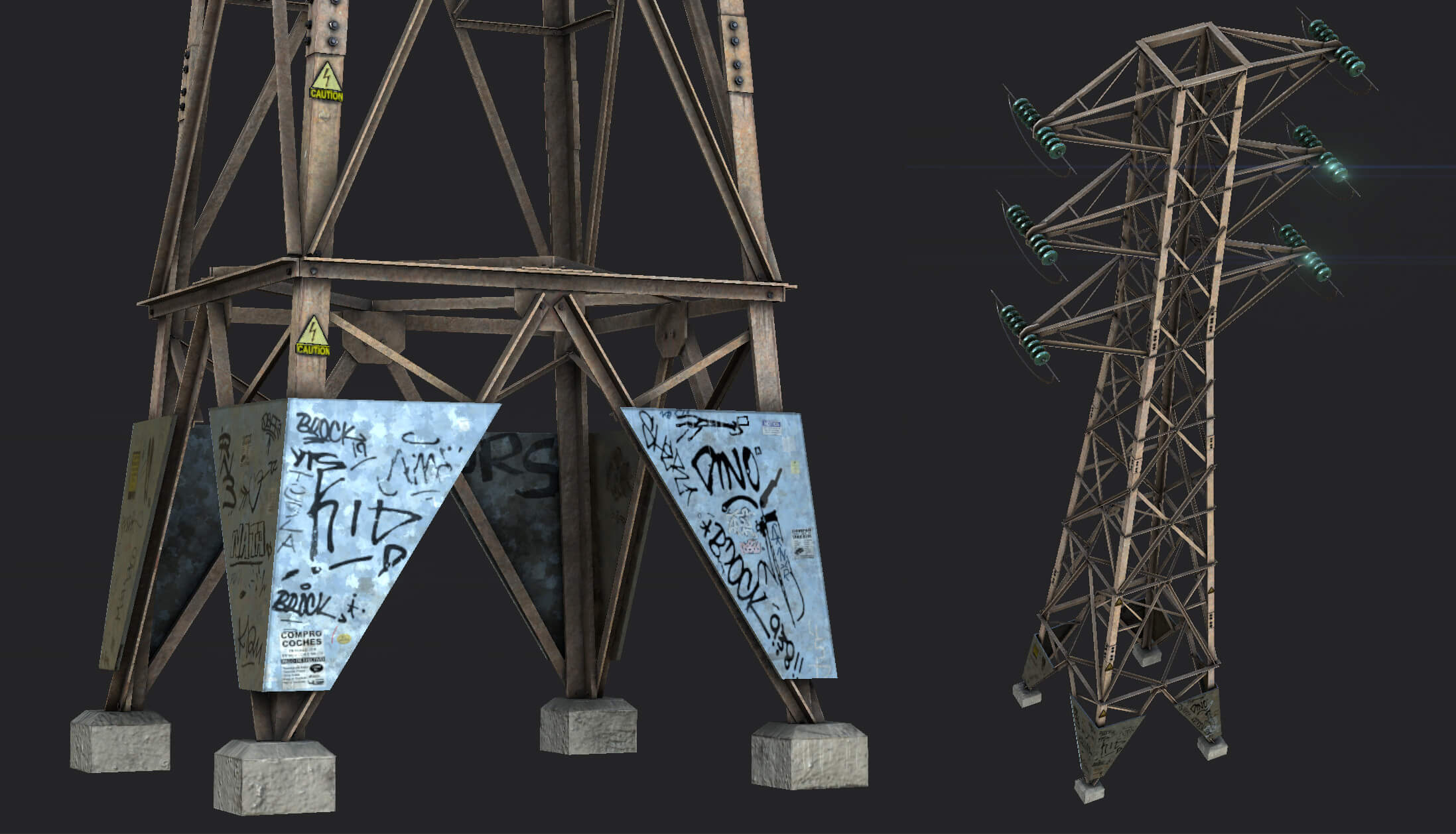 Power Line - 3D Model by sanchiesp