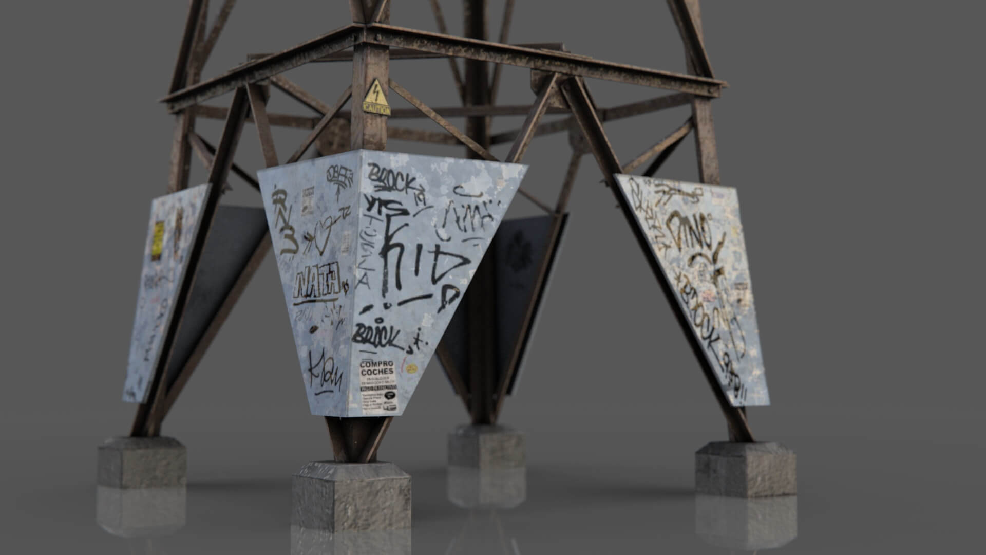 Power Line - 3D Model by sanchiesp